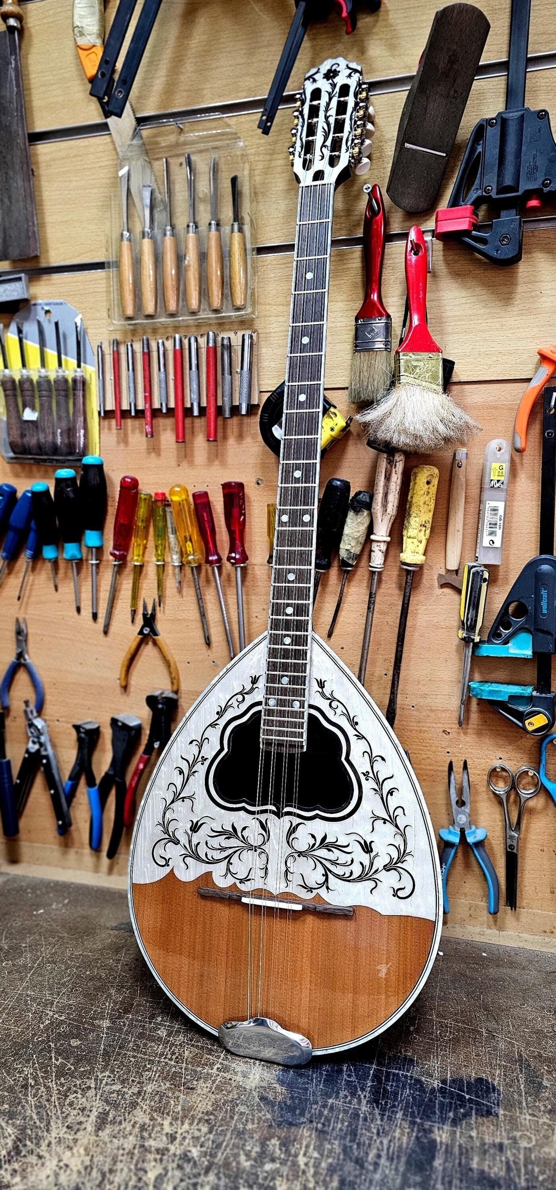 Premium 8 String Bouzouki | Handmade Traditional 8 String Greek Bouzouki - Etsy