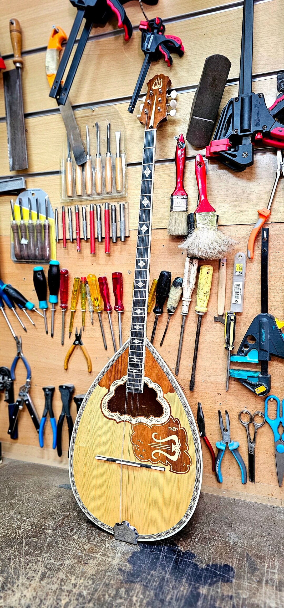 Professional 6 String Bouzouki Handmade Professional 6 String Greek ...