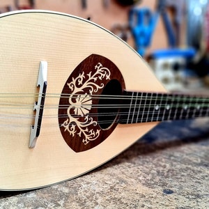 Classic Mandolin | Handmade Traditional Greek Flat Back Mandolin - Etsy