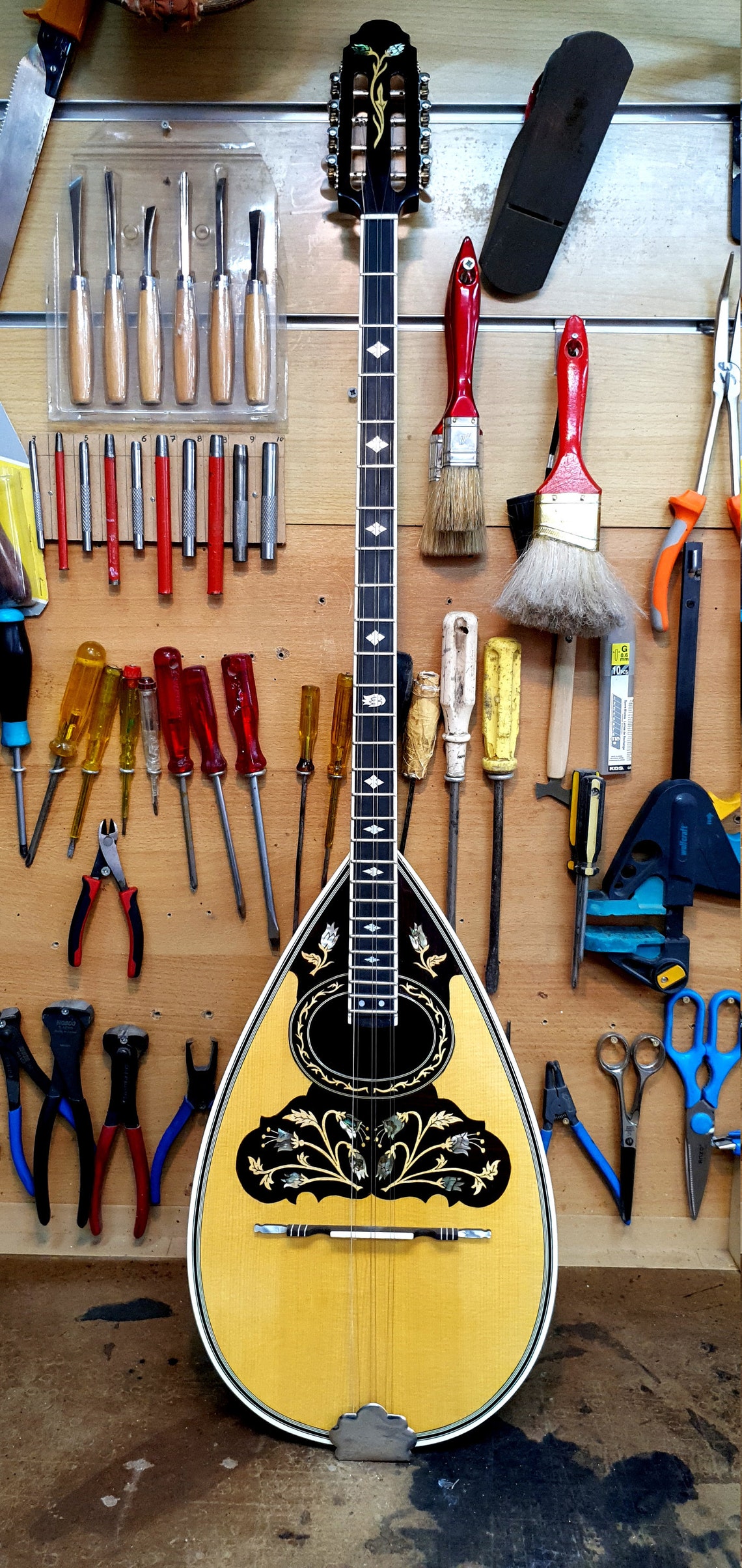 Custom 6 String Bouzouki Handmade Unique Antique Style - Etsy
