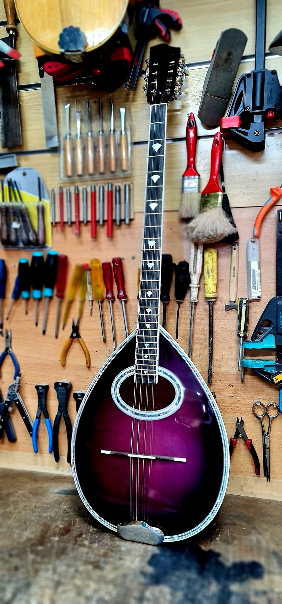 Professional 8 String Bouzouki | Handmade Traditional Greek Eight (8 ...