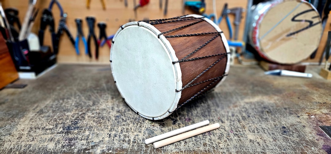 Island Davul 10.8" | Handmade Professional Greek Daouli 10.8 Inches ...