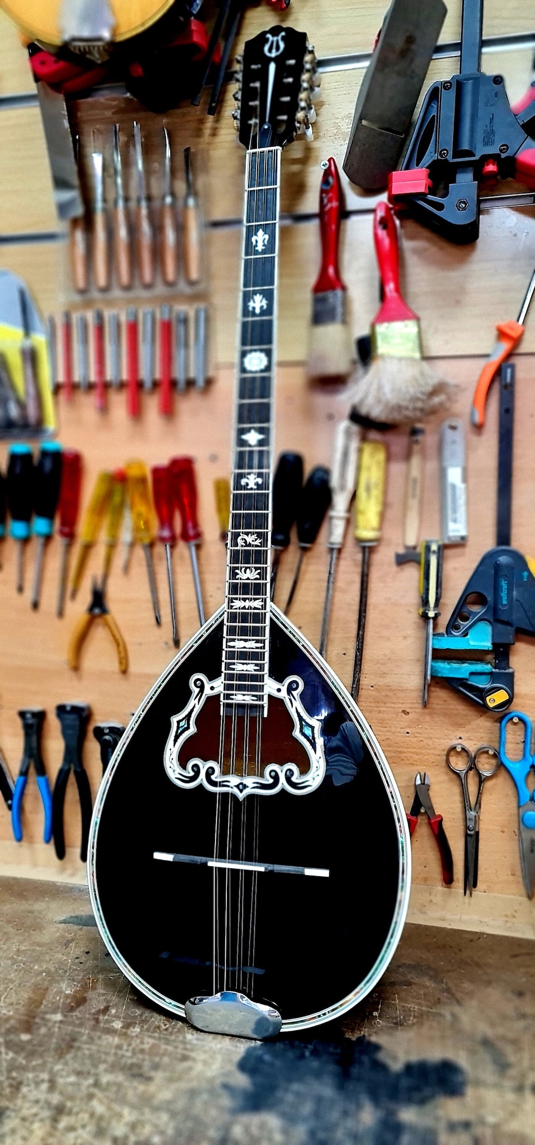 Professional 8 String Bouzouki | Handmade Traditional 8 String Greek ...