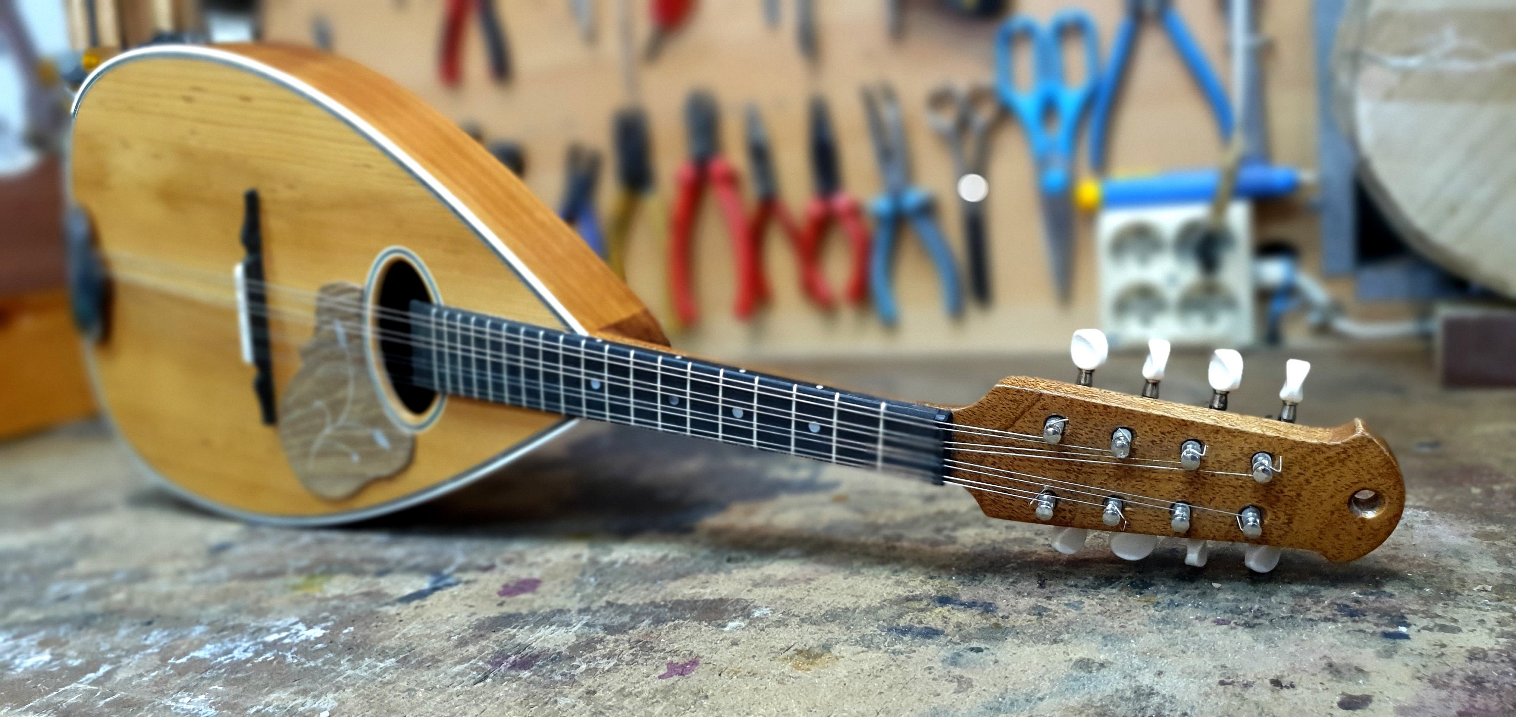 Custom Mandolin Handmade Professional Greek Cretan Flat Back - Etsy UK