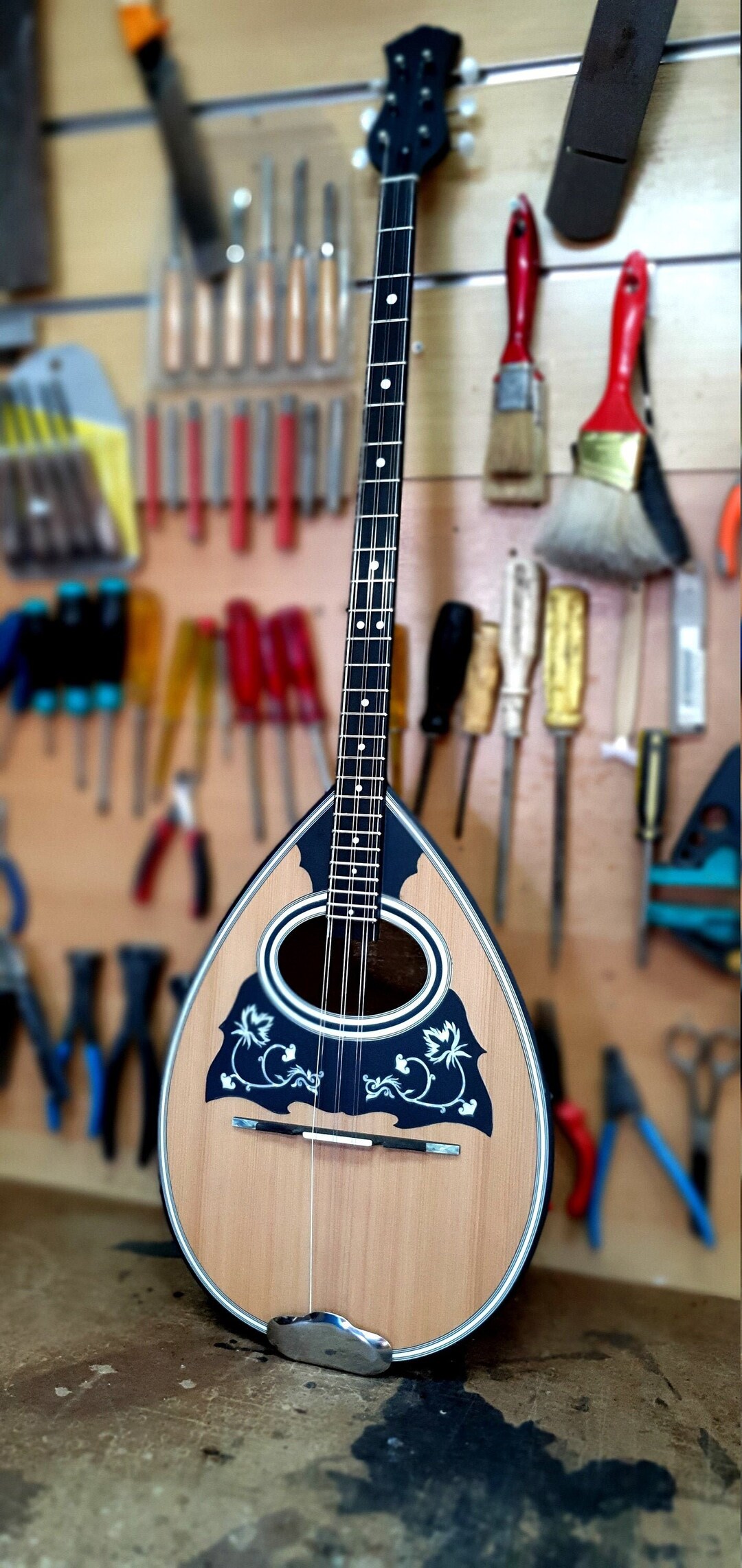 Professional 6 String Bouzouki | Handmade Professional 6 String Greek ...