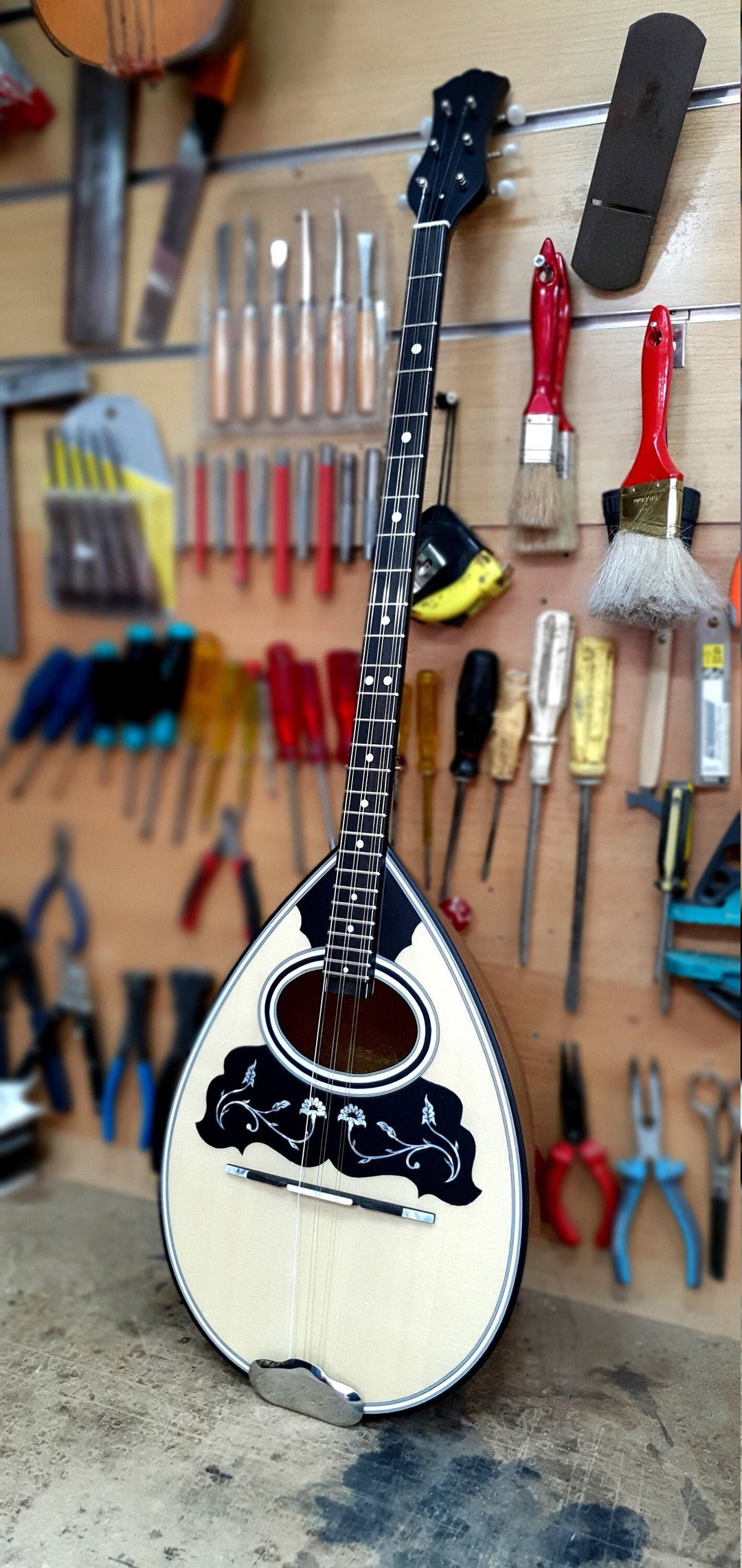 Professional 6 String Bouzouki | Handmade Professional 6 String Greek ...