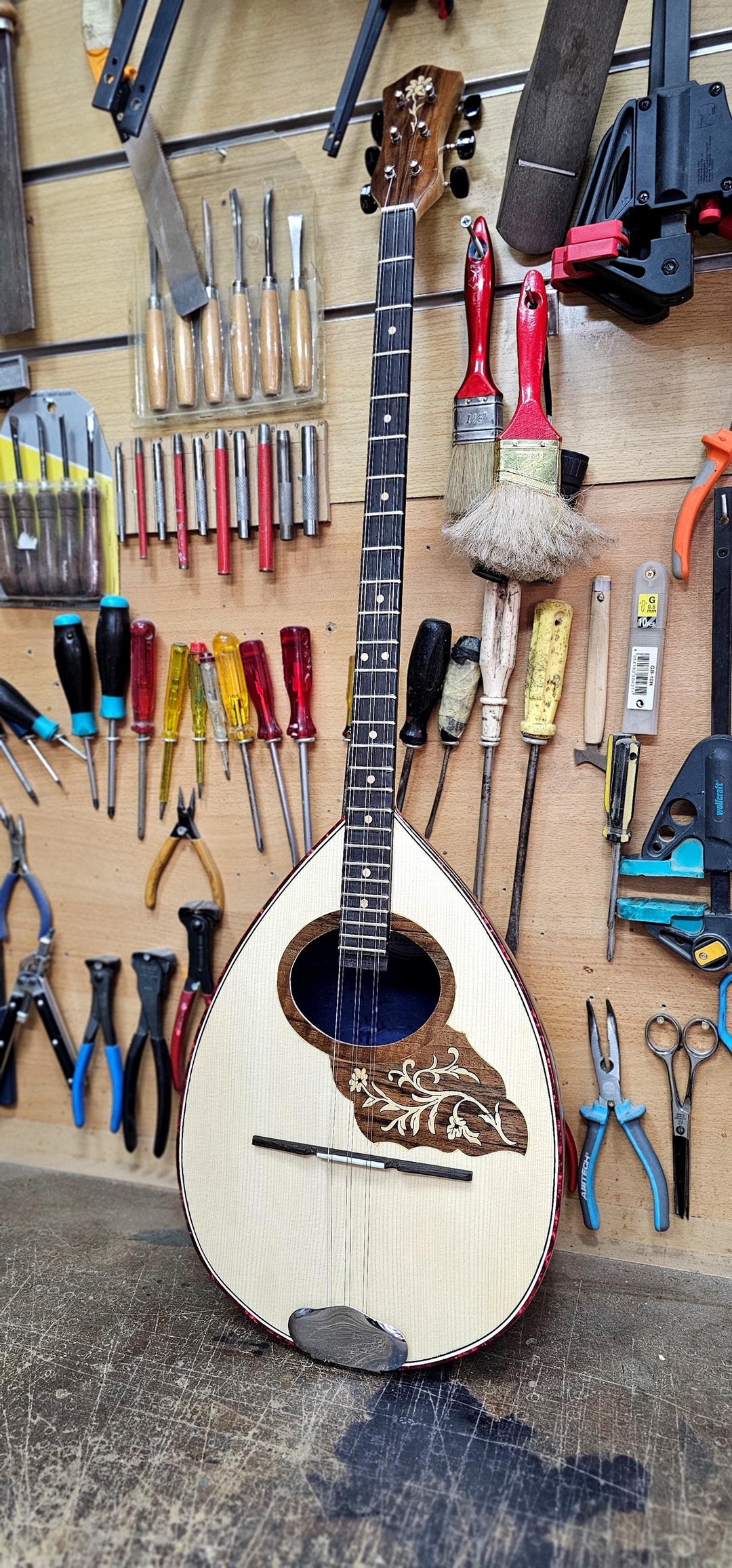 Classic 6 String Bouzouki Handmade Traditional 6 String Greek Bouzouki ...