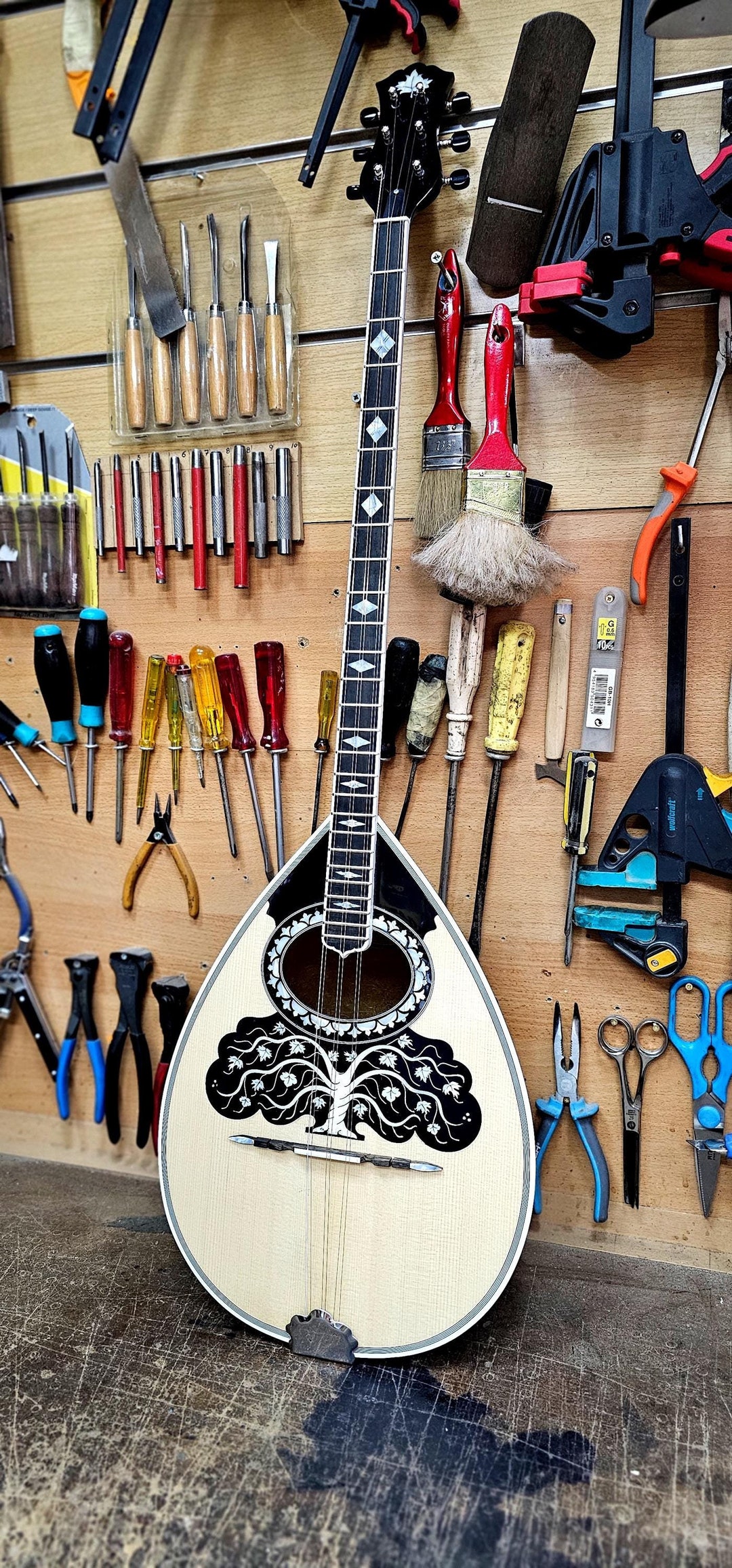 Custom 6 String Bouzouki | Handmade Custom Design Professional 6 String ...