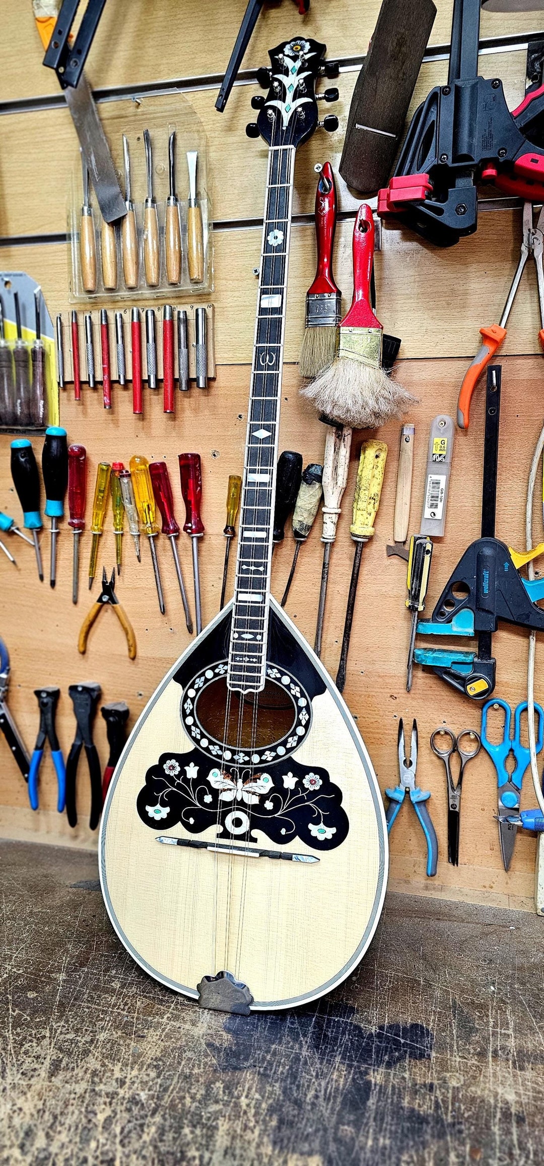Custom 6 String Bouzouki | Handmade Custom Design Professional 6 String ...
