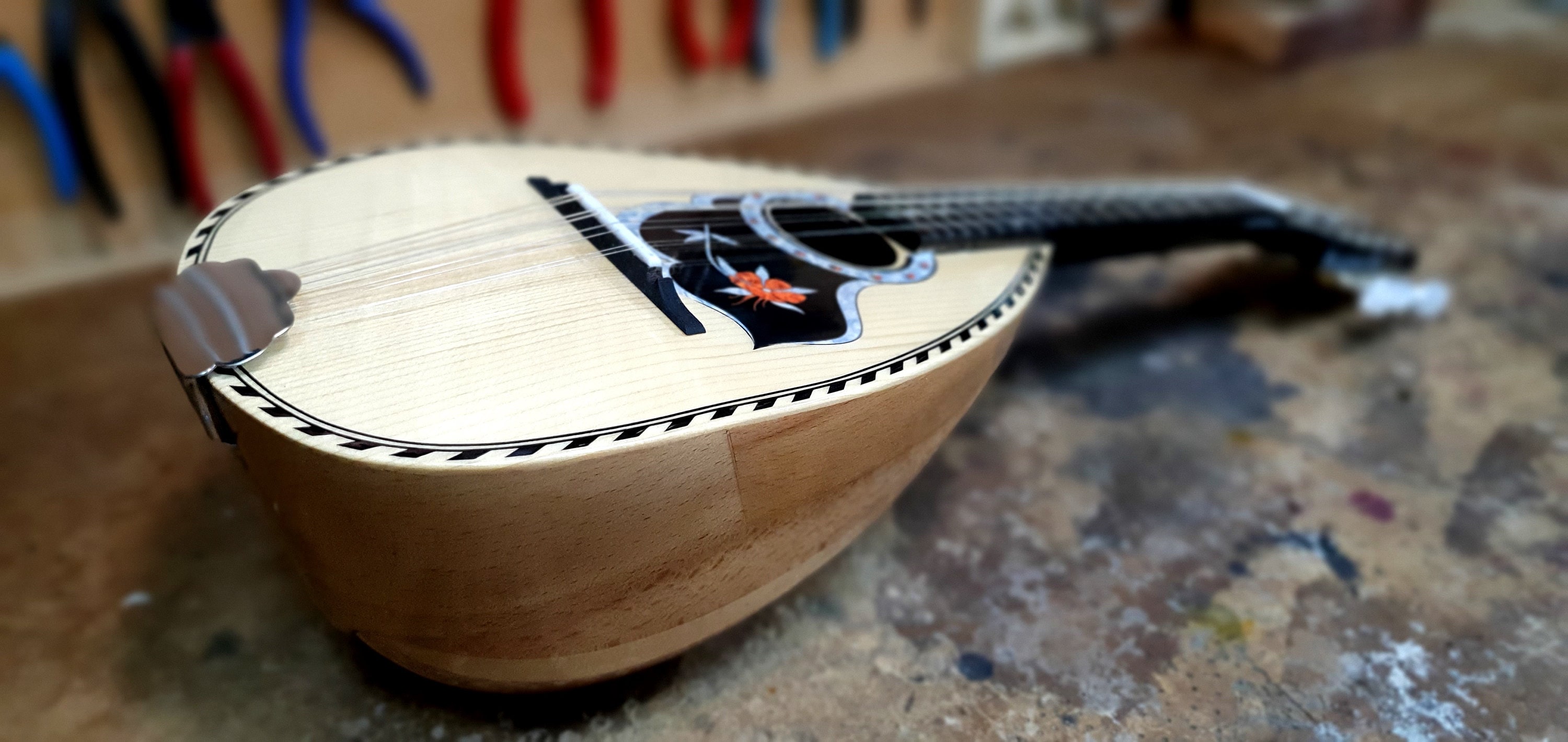 Classic Mandolin Handmade Traditional Greek Round Back - Etsy UK