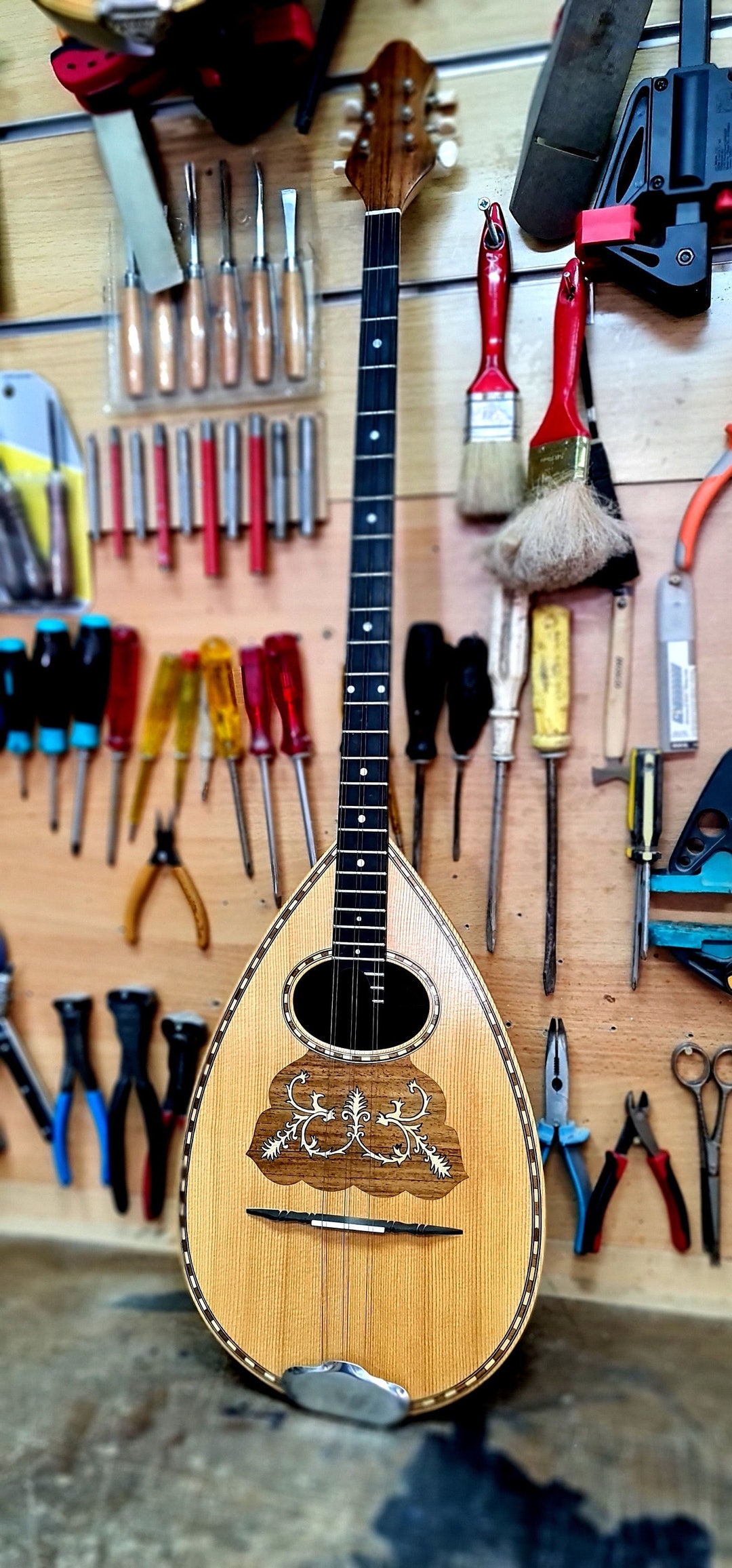 Custom 6 String Bouzouki Handmade Professional 6 String Greek Bouzouki ...