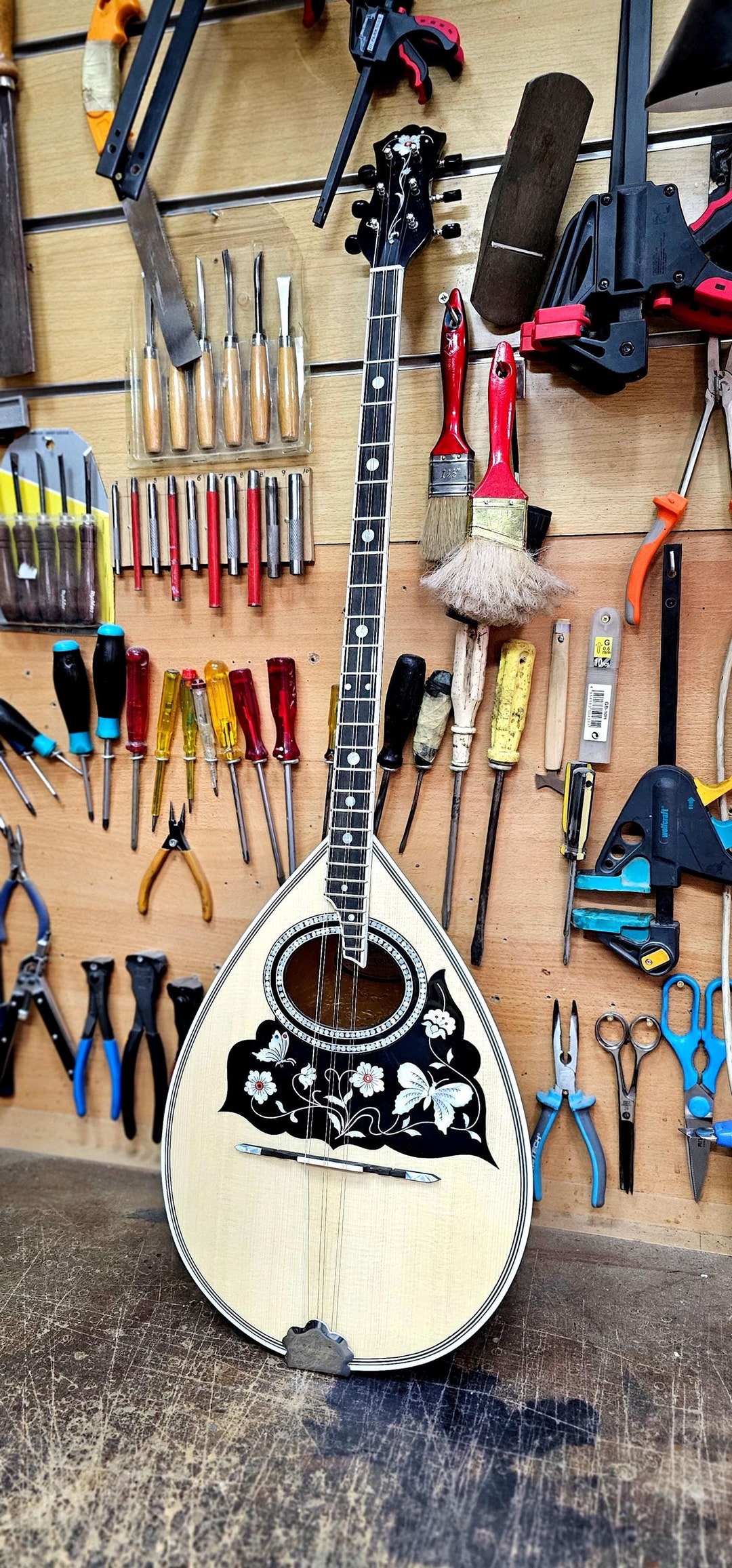 Custom 6 String Bouzouki | Handmade Custom Design Professional 6 String ...