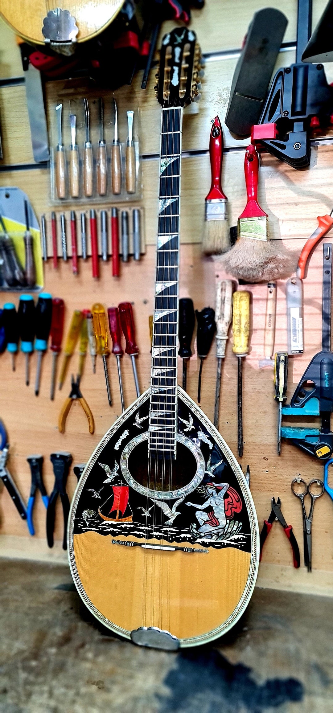 Custom 8 String Bouzouki | Handmade Custom Designed Professional 8 ...