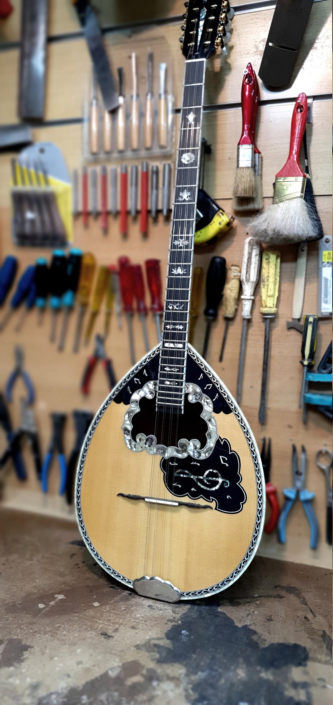 Custom 8 String Bouzouki | Handmade Custom Designed Professional 8 ...