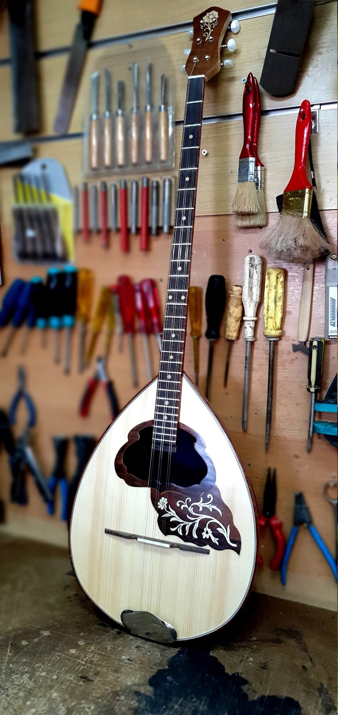 Traditional 6 String Bouzouki Handmade Traditional 6 String Greek ...