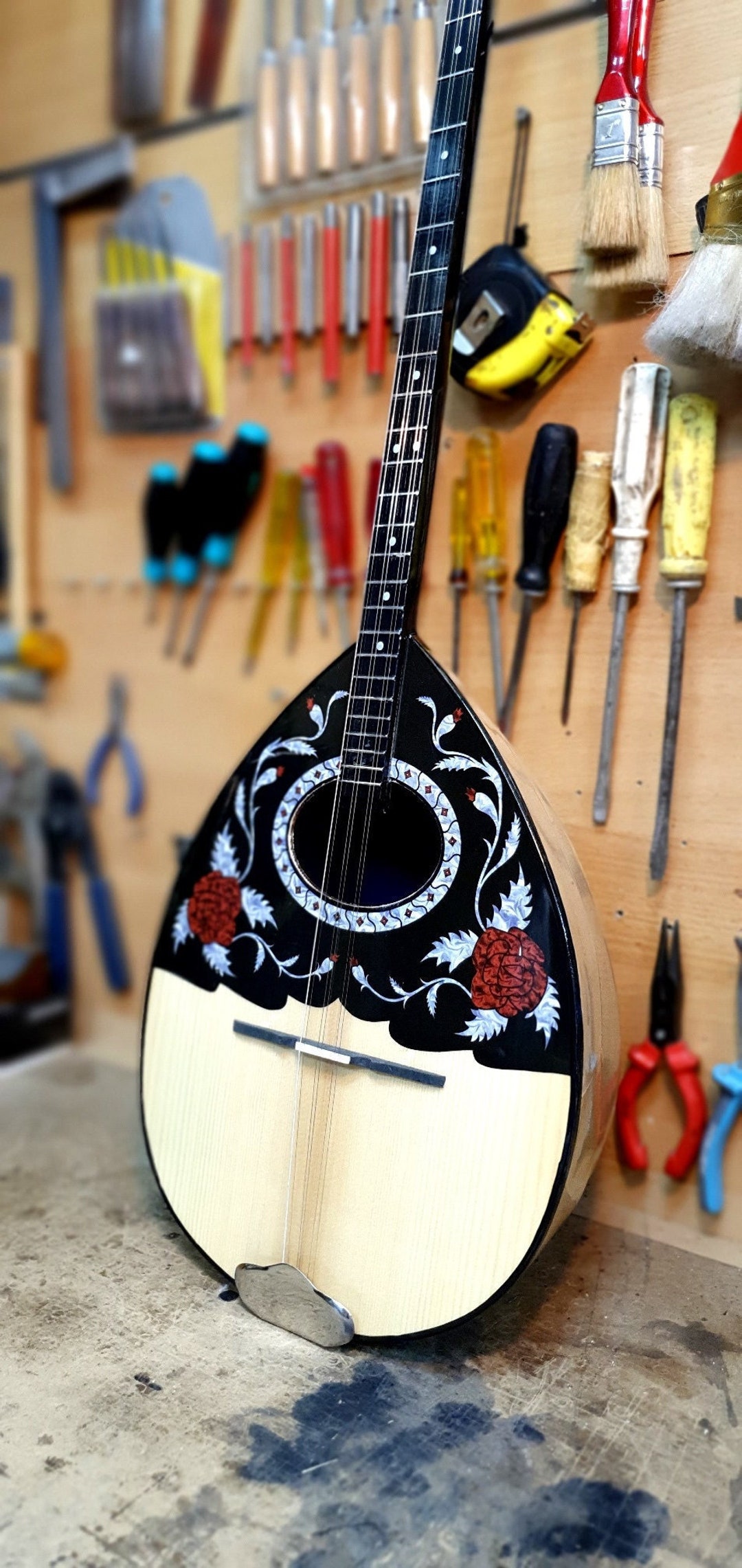 Student 6 String Bouzouki Handmade Traditional 6 String Greek Bouzouki ...