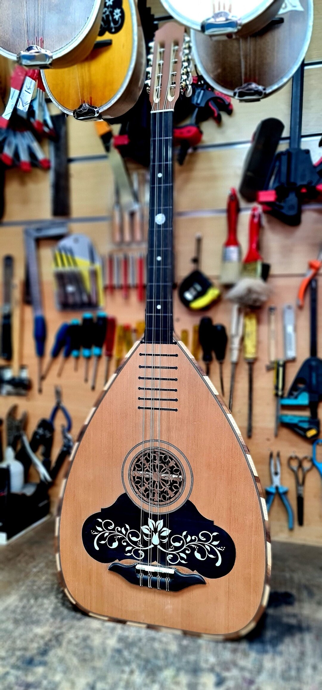 Professional Cretan Laouto Handmade Professional 8 String Laouto From ...