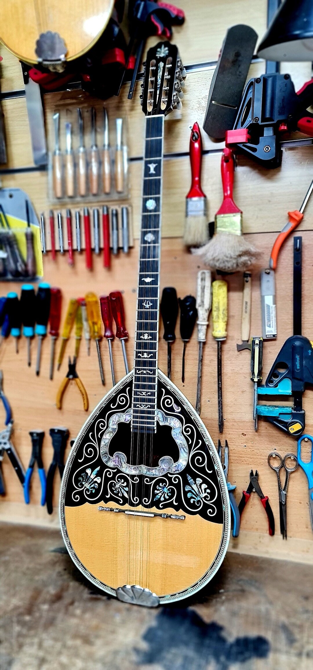 Custom 8 String Bouzouki | Handmade Custom Designed Professional 8 ...