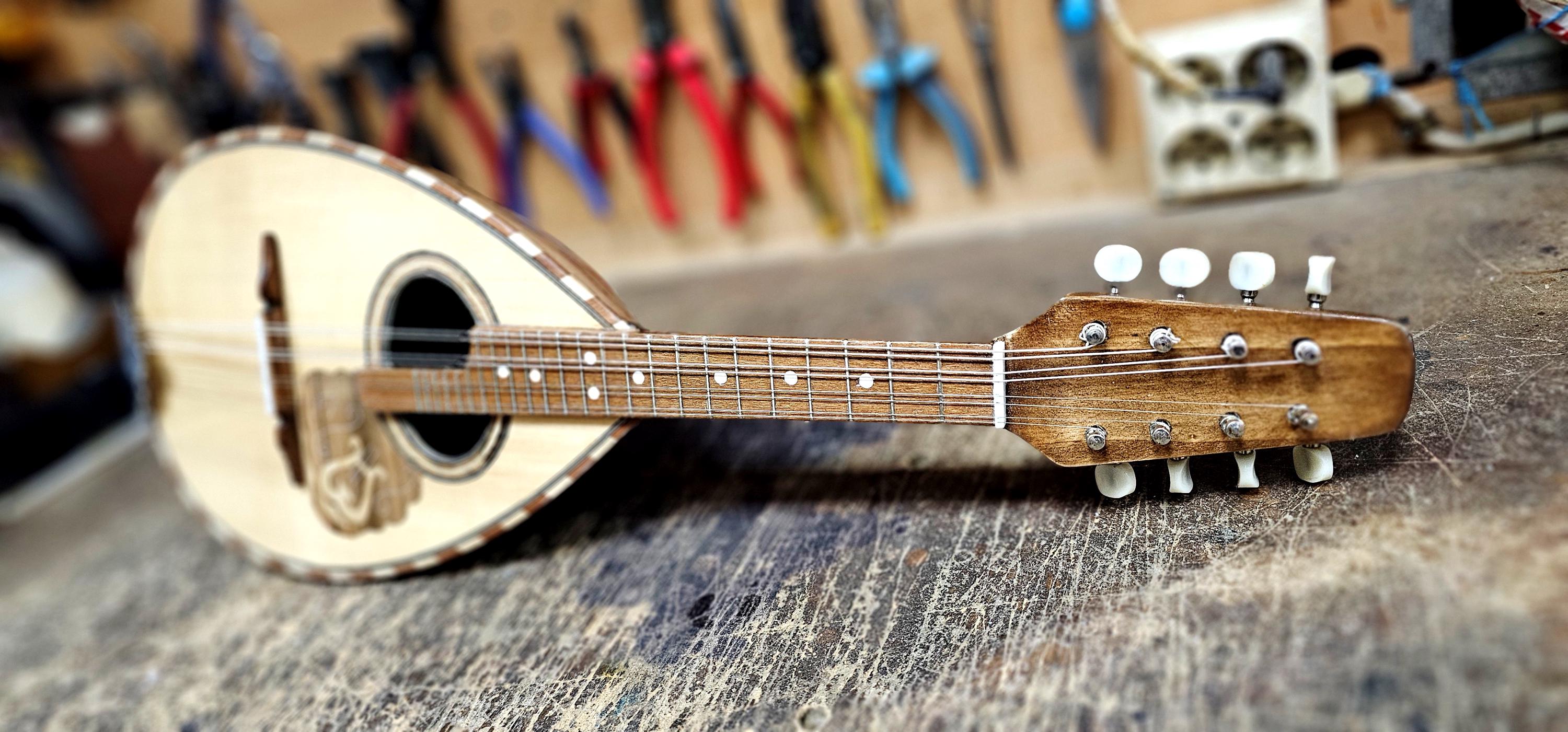 Original Mandolin | Handmade Traditional Greek Round Back Mandolin - Etsy