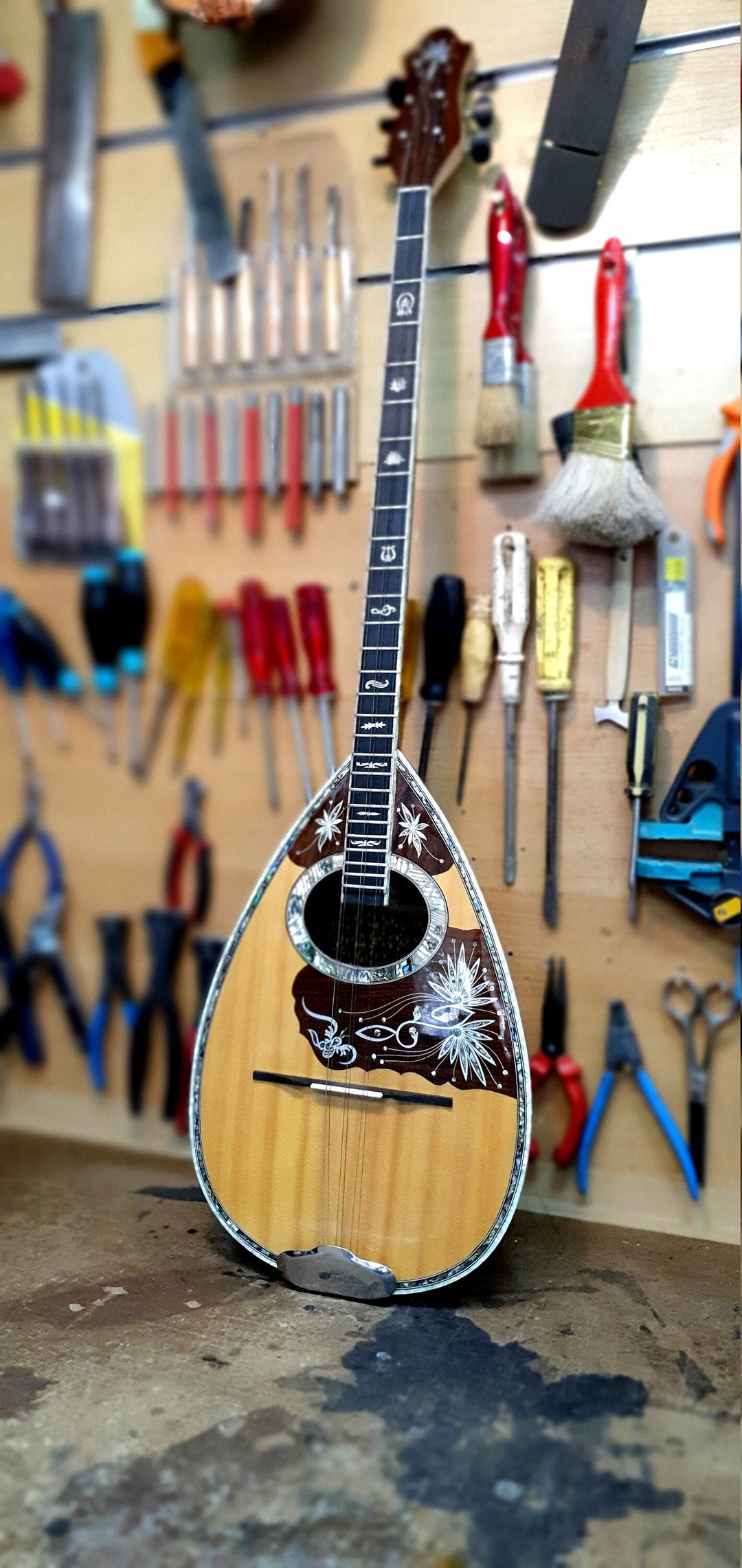 Custom 6 String Bouzouki | Handmade Custom Designed Professional 6 ...