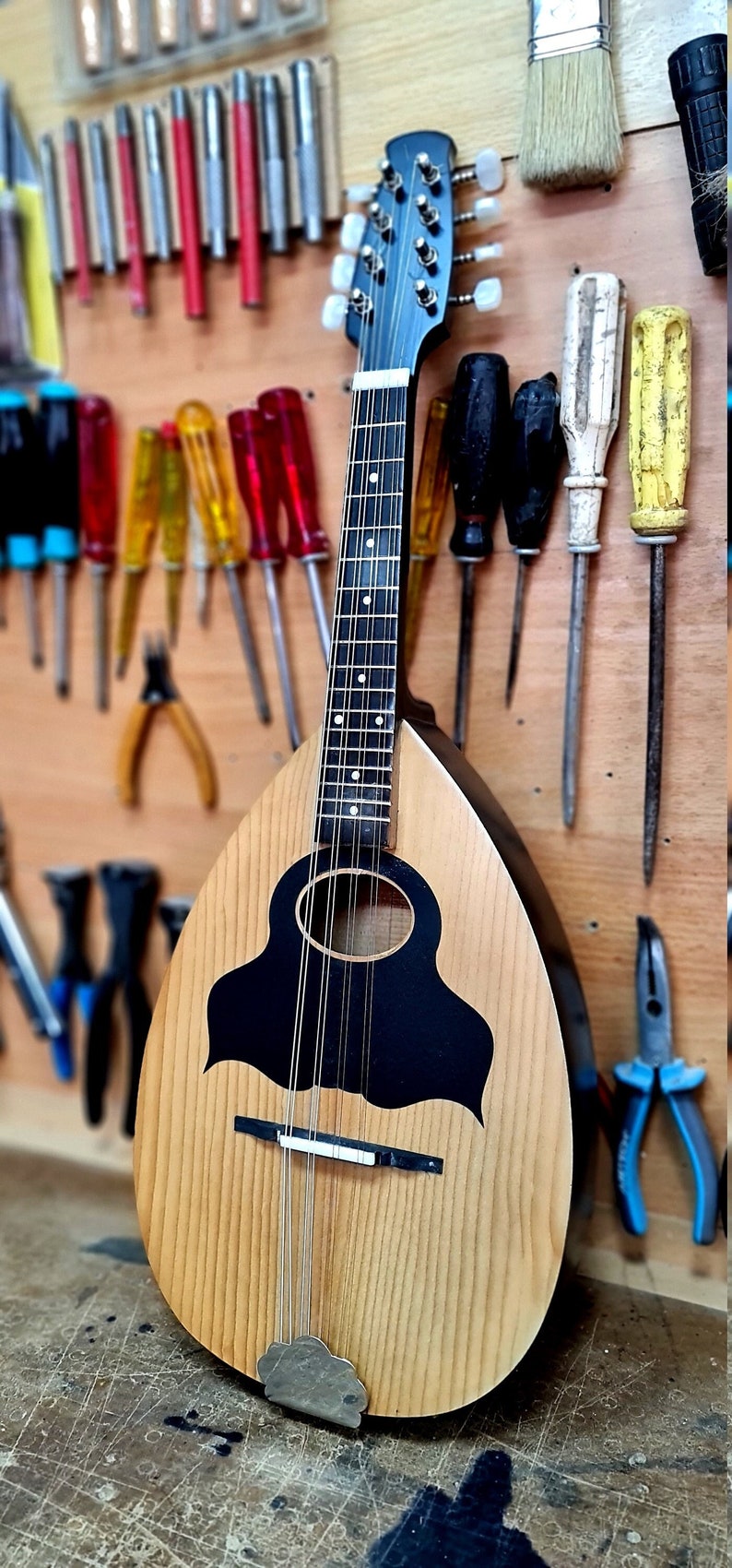 Original Mandolin Handmade Traditional Greek Flat Back - Etsy