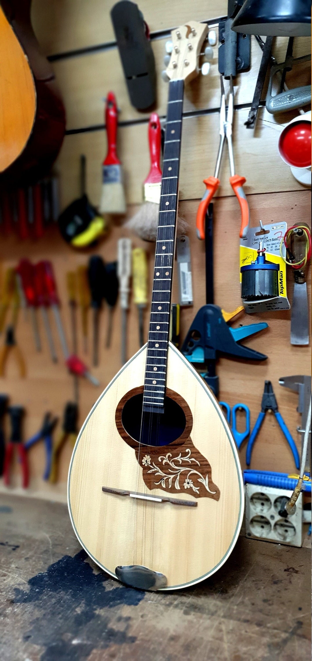 Classic 6 String Bouzouki Handmade Traditional 6 String Greek Bouzouki ...