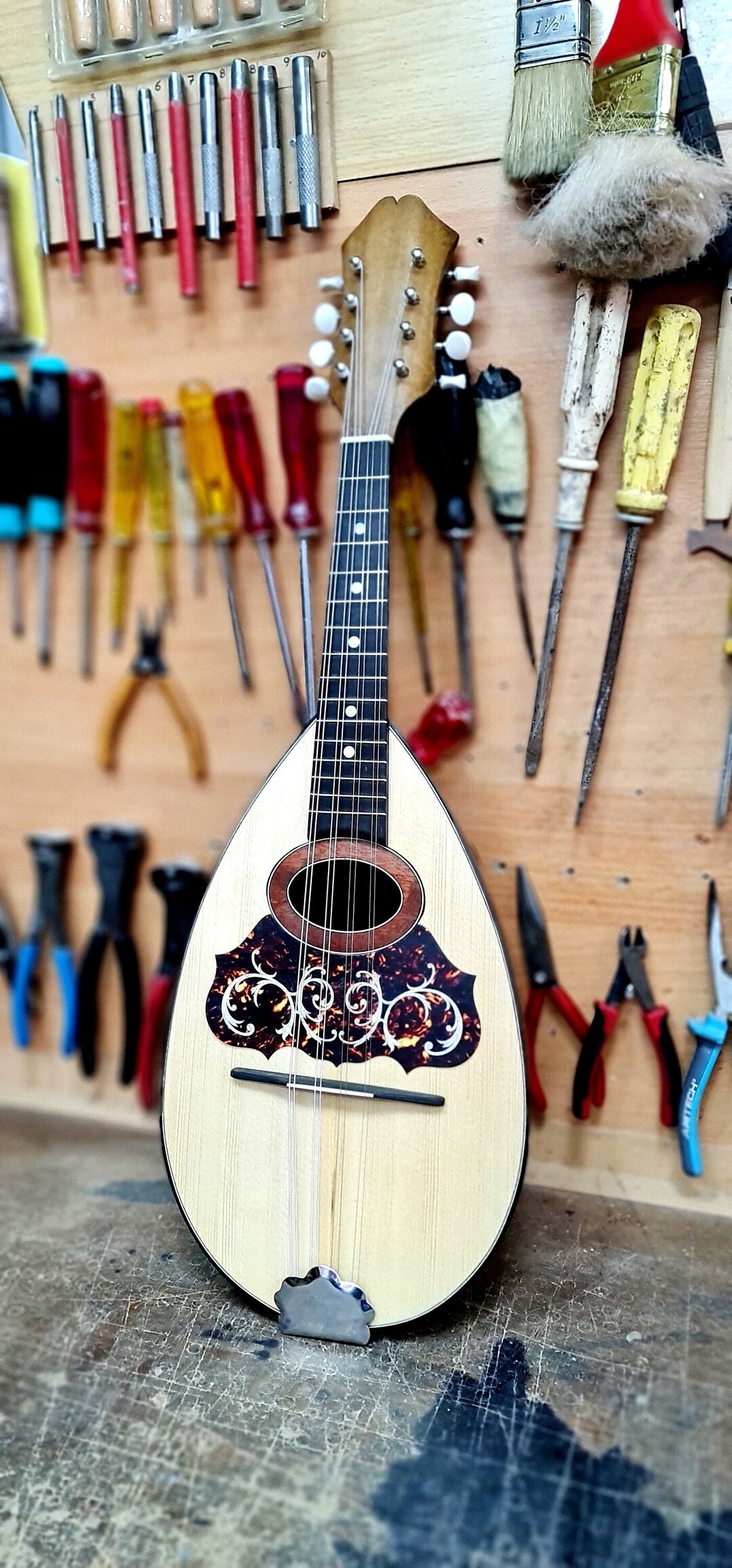 Custom Mandolin | Handmade Antique "mourtzinos" Style Professional ...