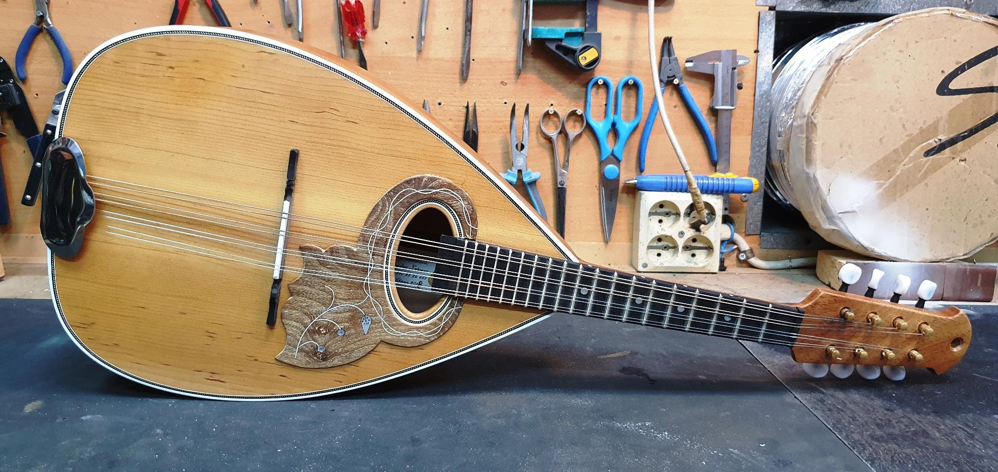 Custom Mandolin Handmade Traditional Greek Flat Back | Etsy