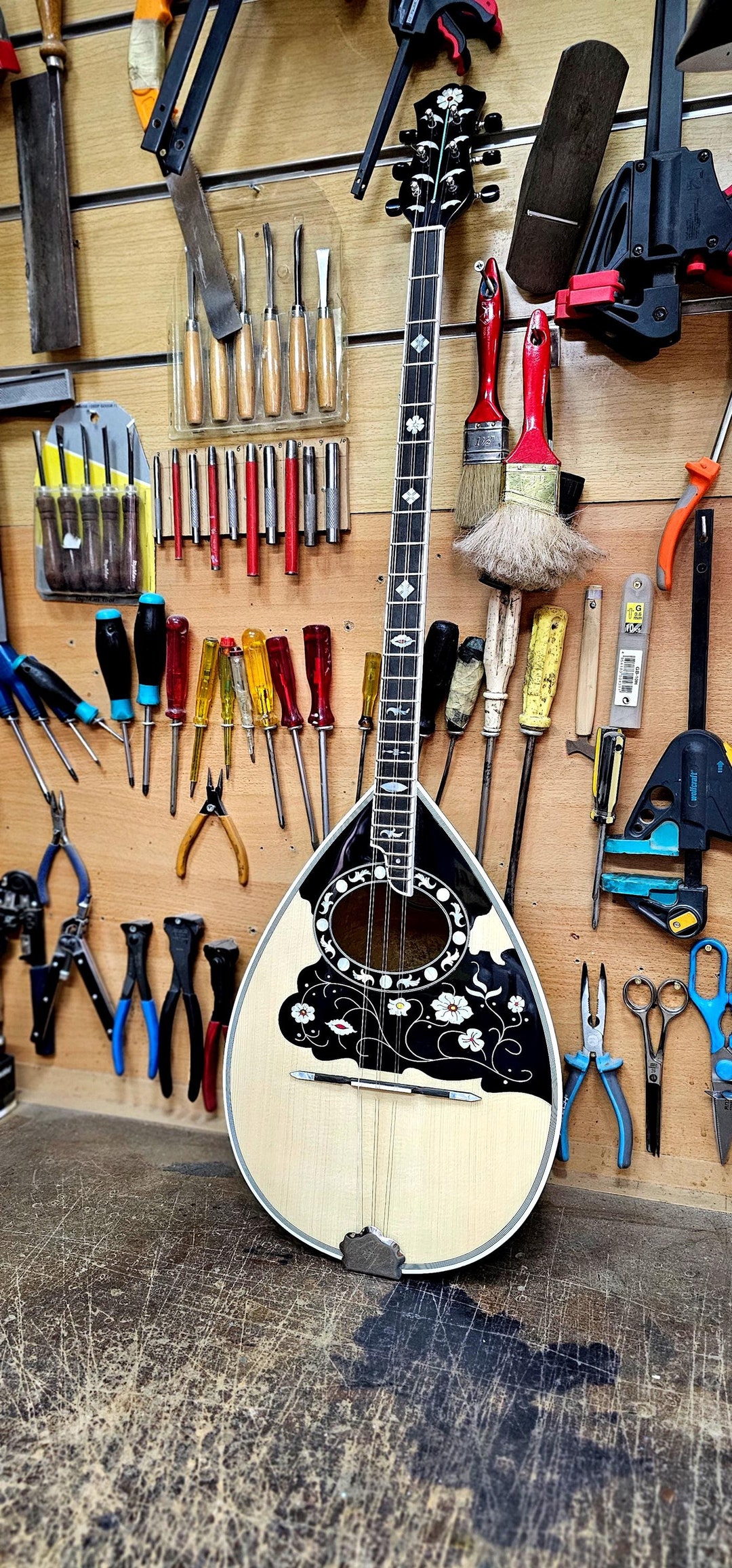 Custom 6 String Bouzouki | Handmade Custom Design Professional 6 String ...