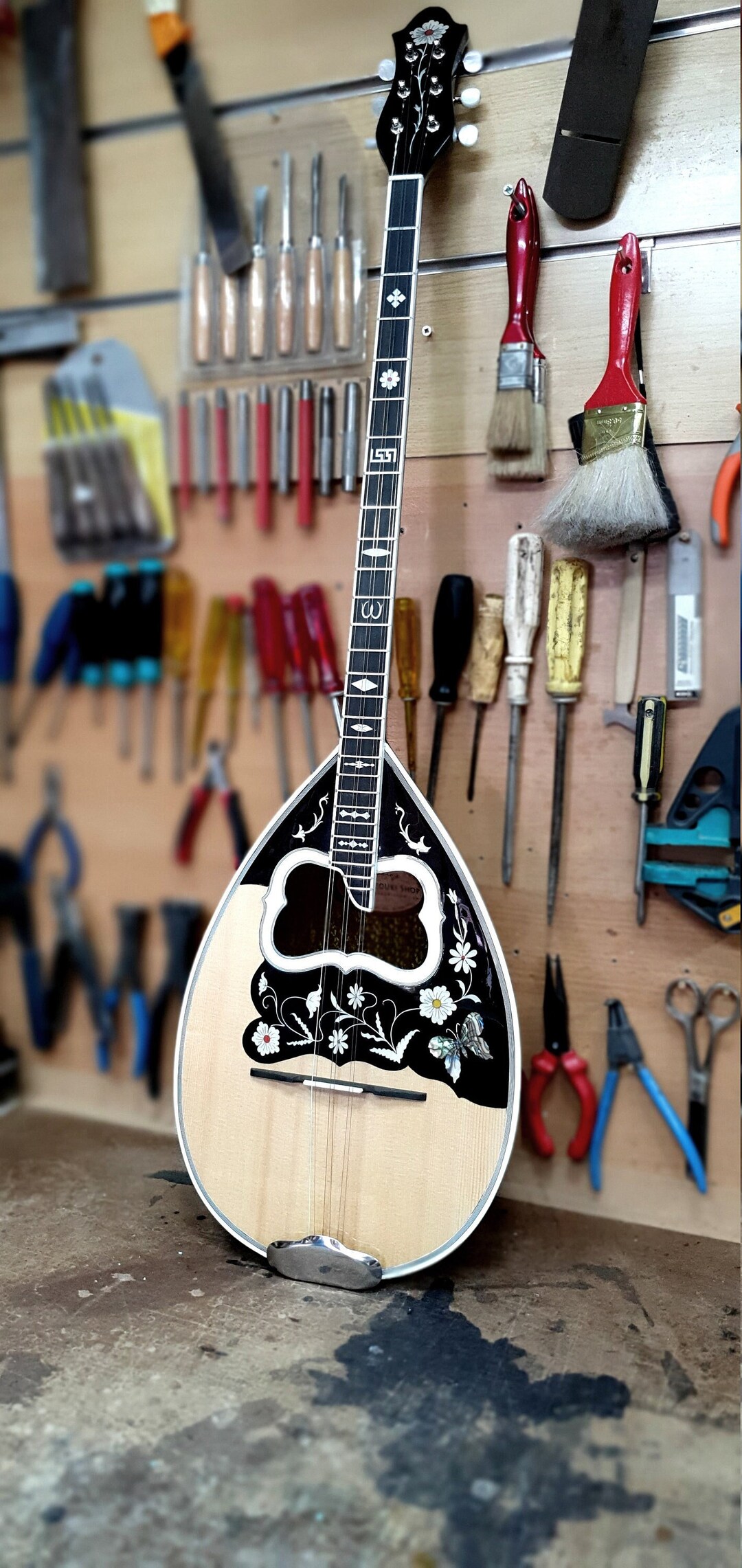 Custom 6 String Bouzouki | Handmade "panagi Brothers" Copy Professional ...
