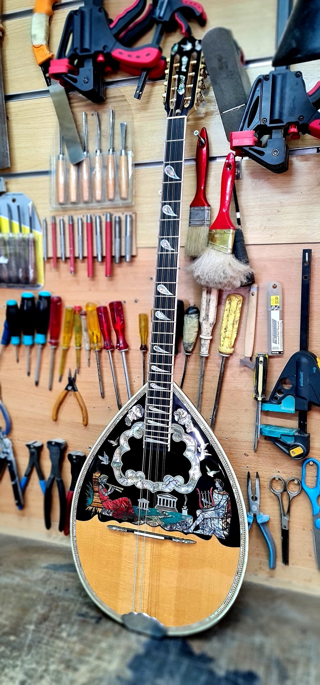Custom 8 String Bouzouki Handmade Custom Designed Professional 8 String ...