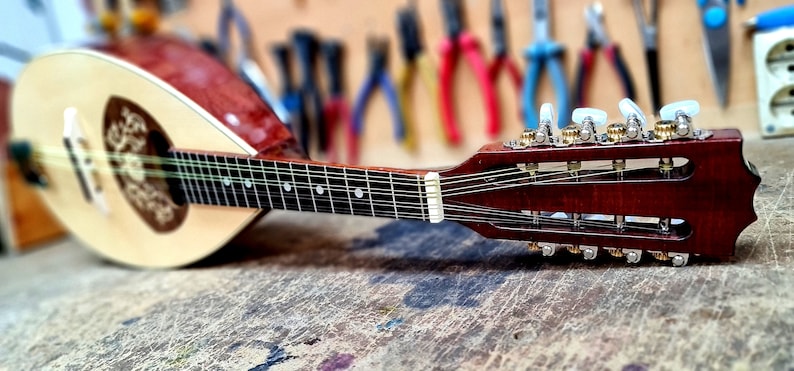 Classic Mandolin Handmade Traditional Greek Flat Back - Etsy