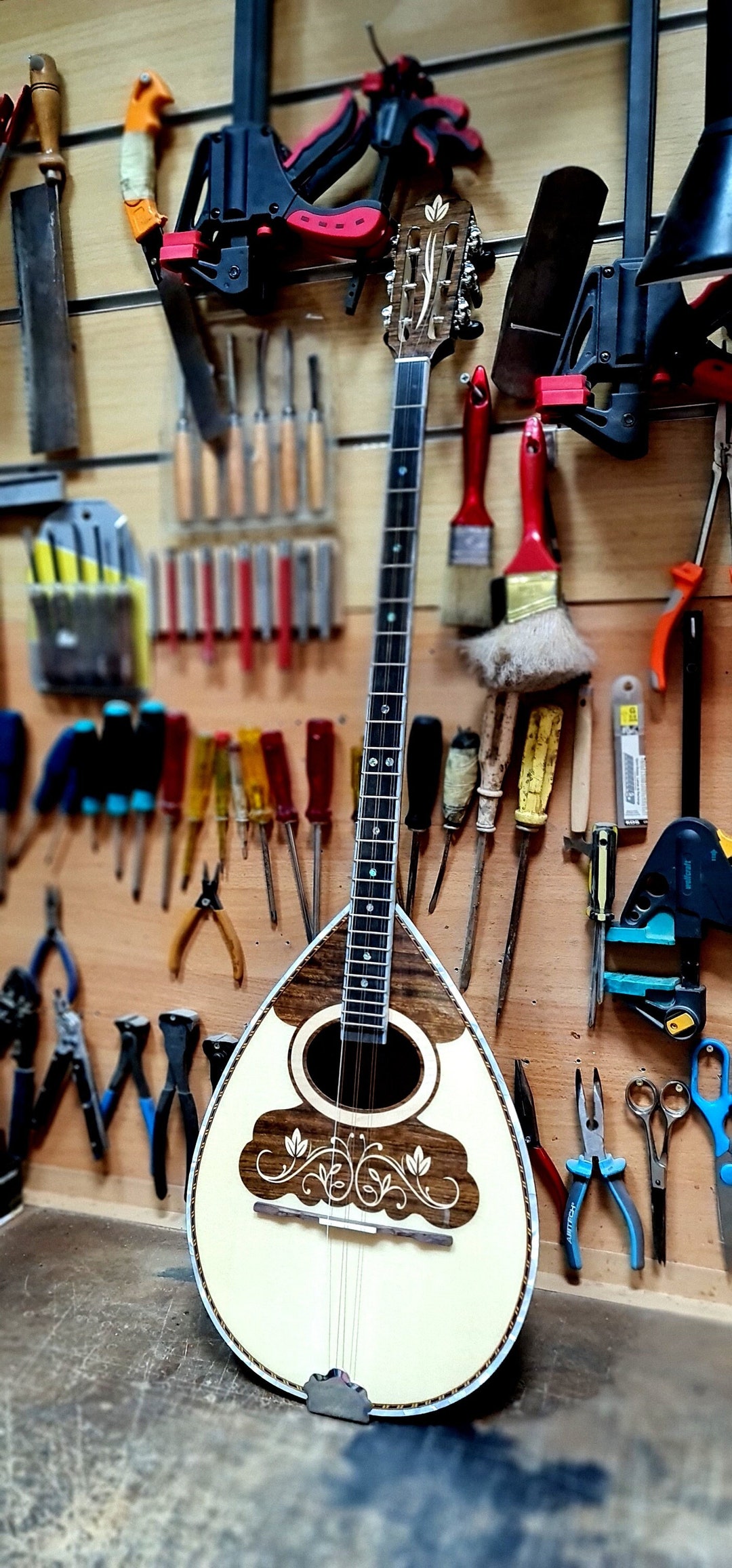 Professional 6 String Bouzouki Handmade Classic Traditional 6 String ...