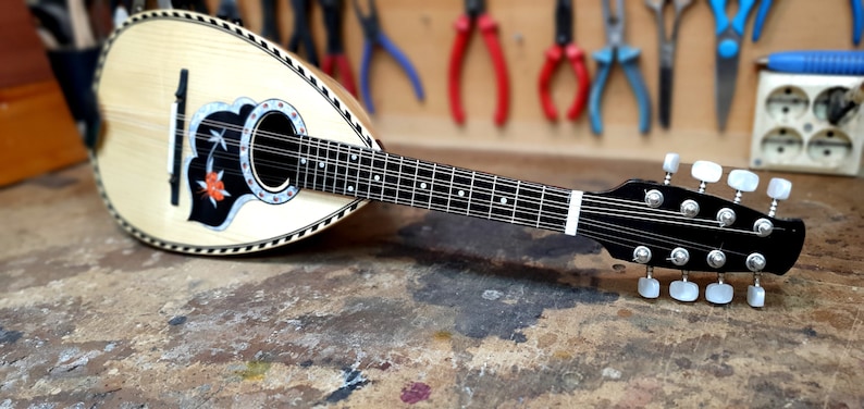 Classic Mandolin Handmade Traditional Greek Round Back - Etsy