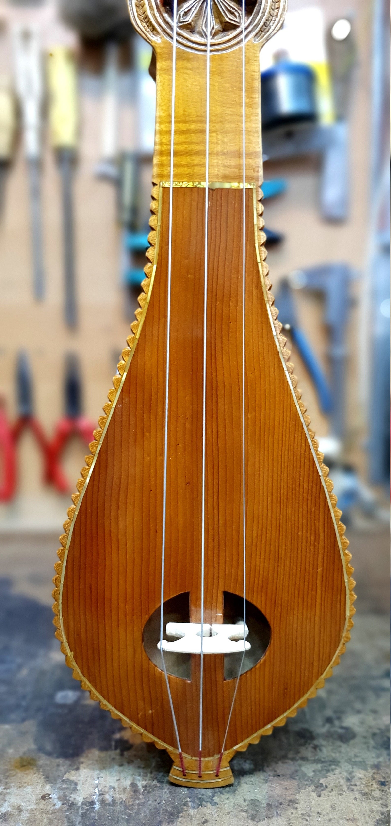 Historic Cretan Lyra Antiquity Copy Traditional Lyra From - Etsy