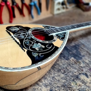 Professional 6 String Bouzouki | Handmade Professional 6 String Greek ...