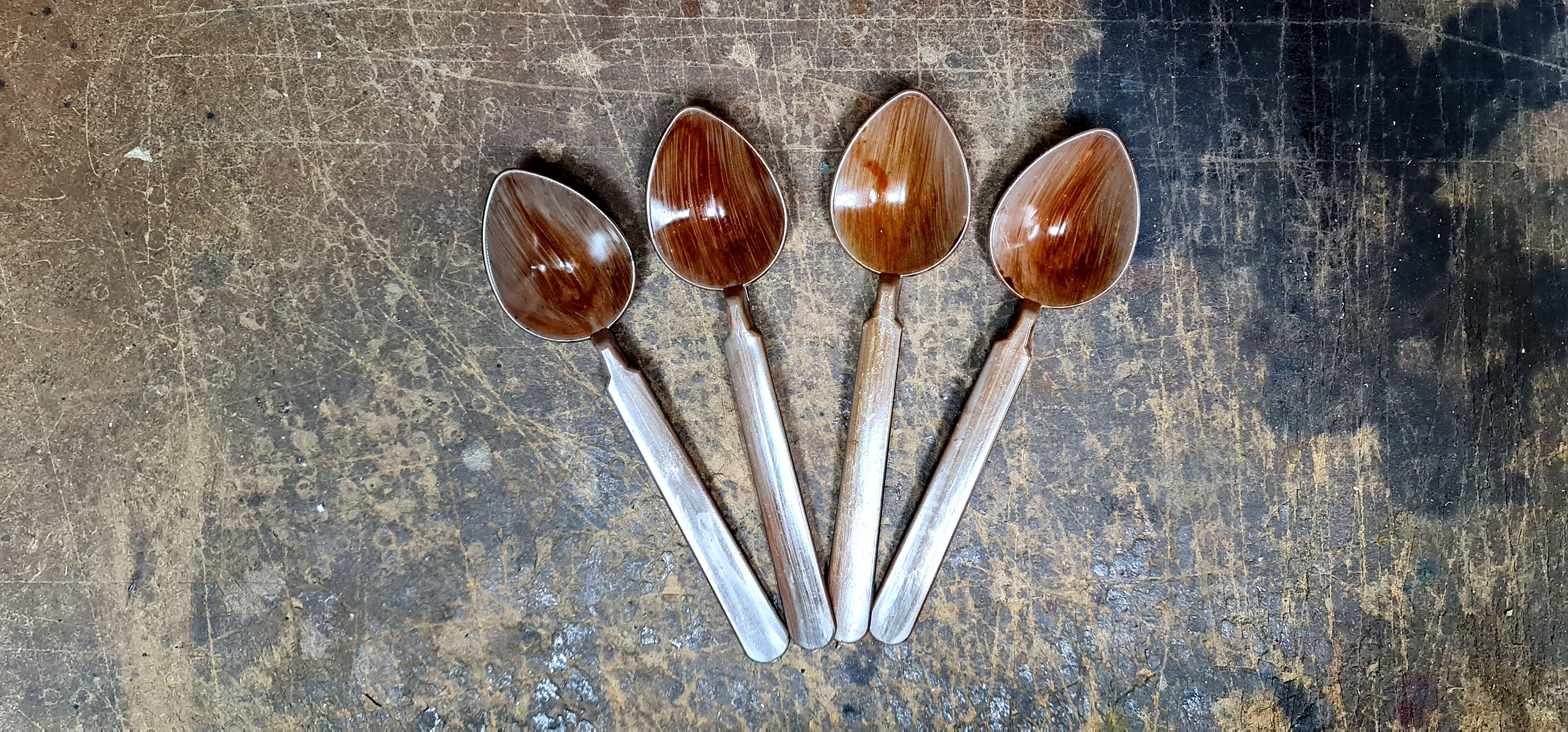 Spoons | Greek Long Plastic Spoons for Folklore Music - Etsy