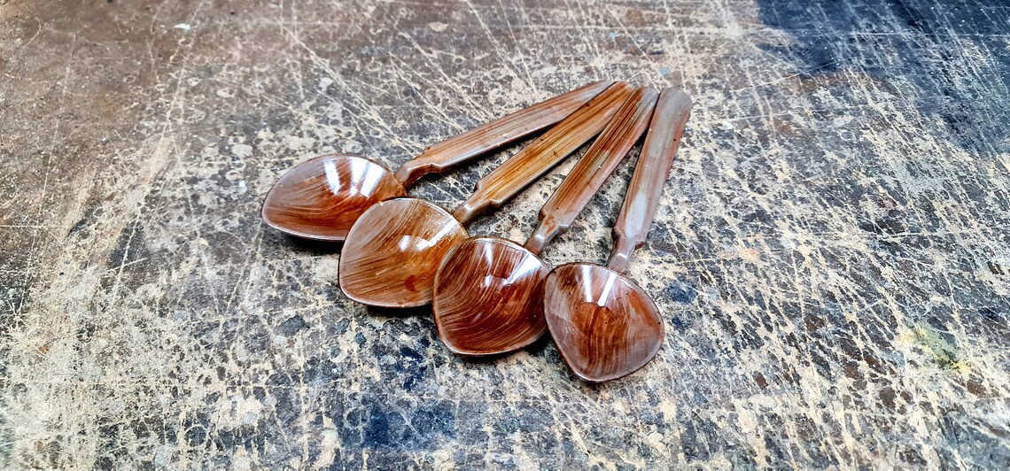 Spoons | Greek Long Plastic Spoons for Folklore Music - Etsy
