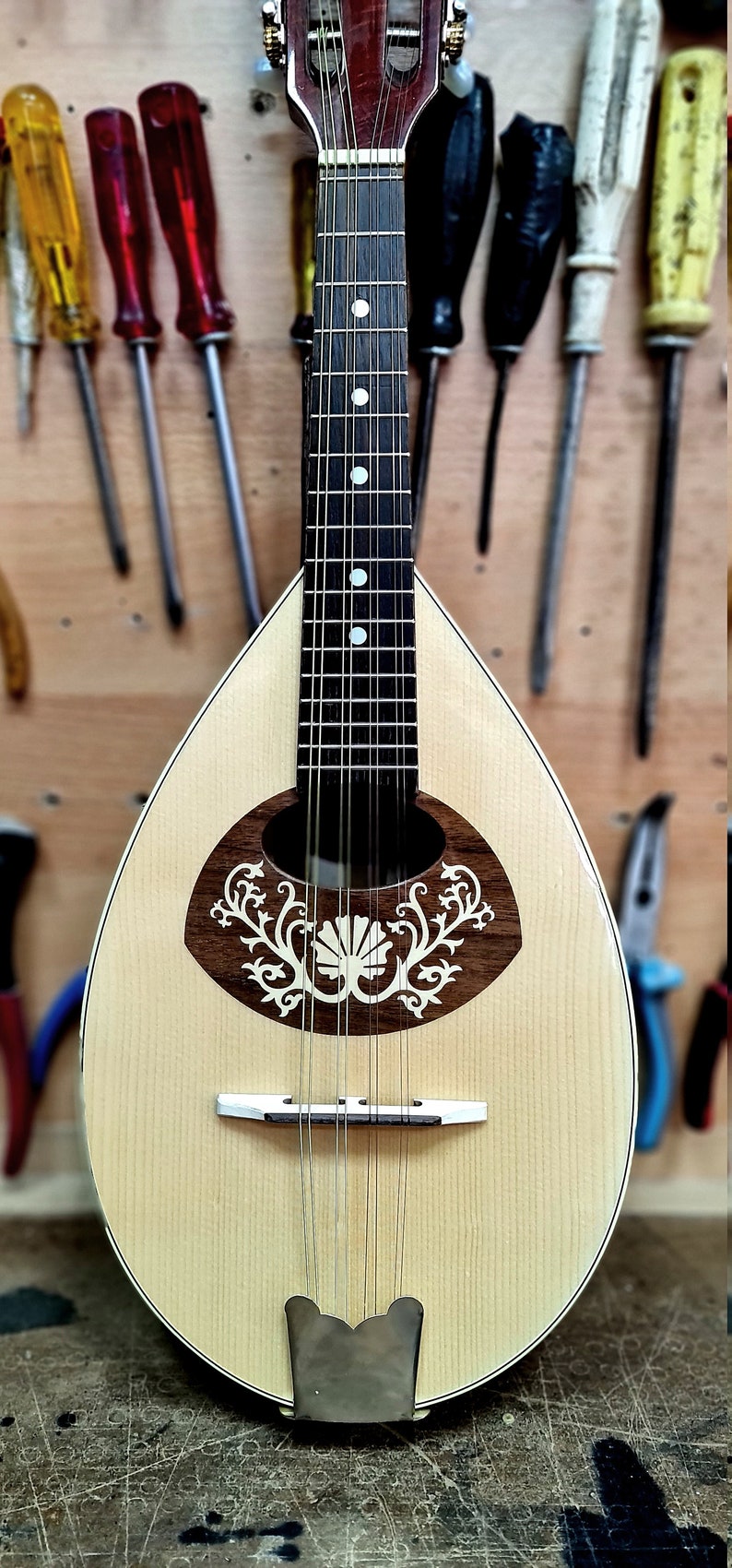 Classic Mandolin Handmade Traditional Greek Flat Back - Etsy