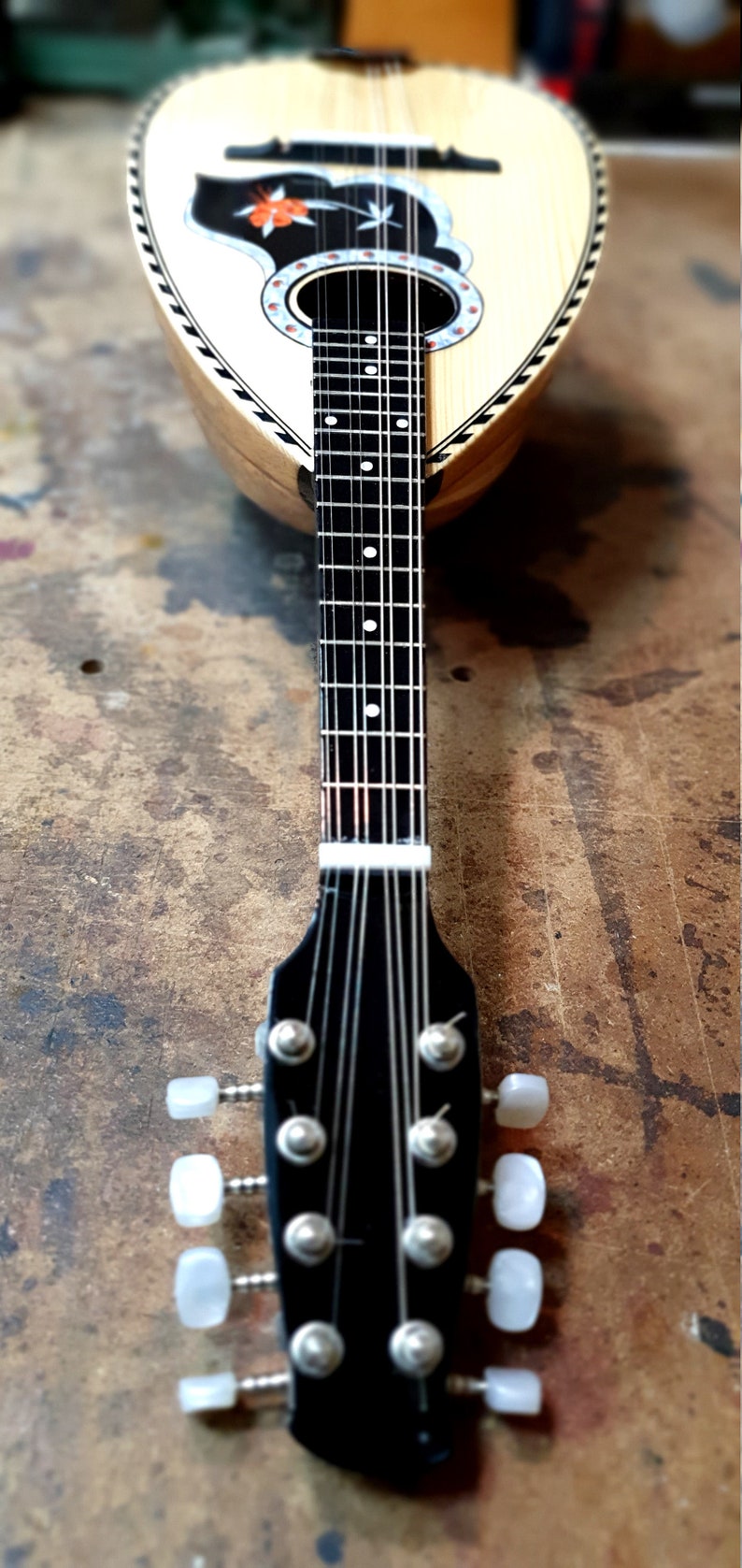 Classic Mandolin Handmade Traditional Greek Round Back - Etsy