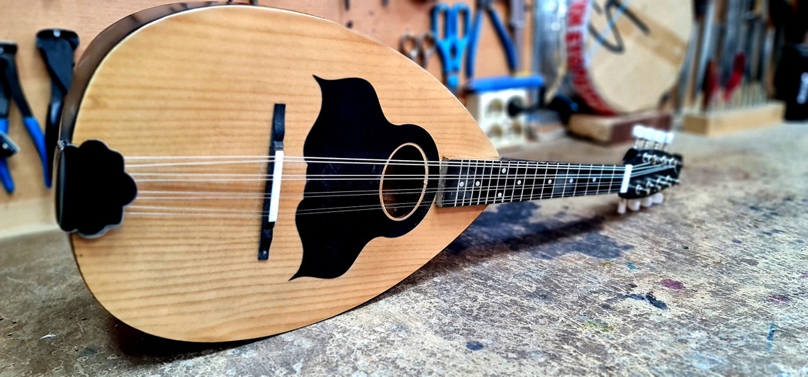 Original Mandolin Handmade Traditional Greek Flat Back - Etsy