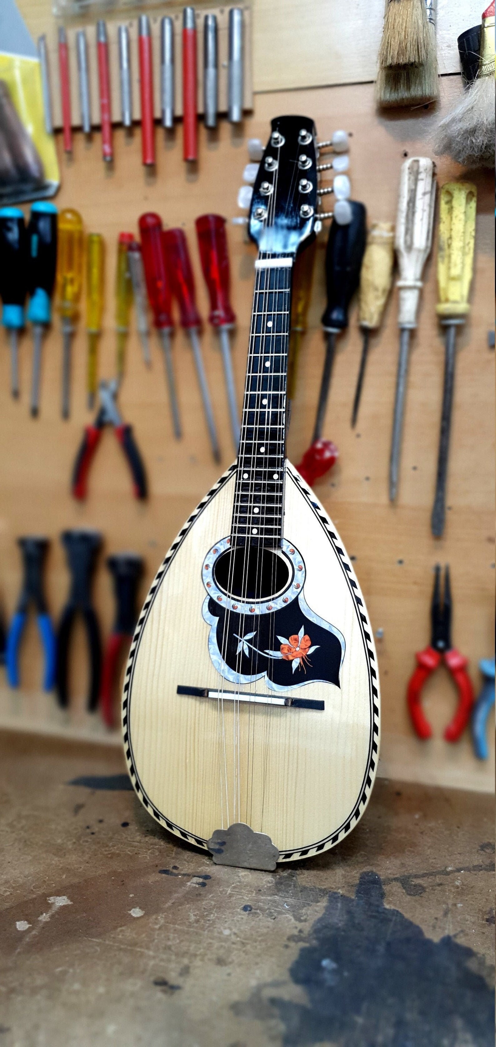 Classic Mandolin Handmade Traditional Greek Round Back - Etsy