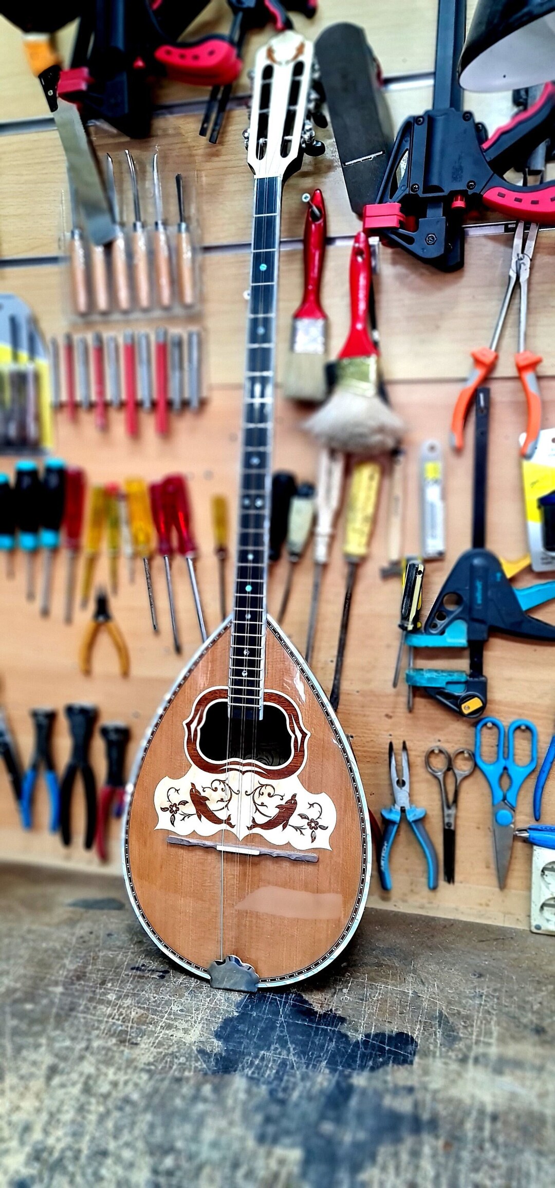 Professional 6 String Bouzouki Handmade Classic Traditional 6 String ...
