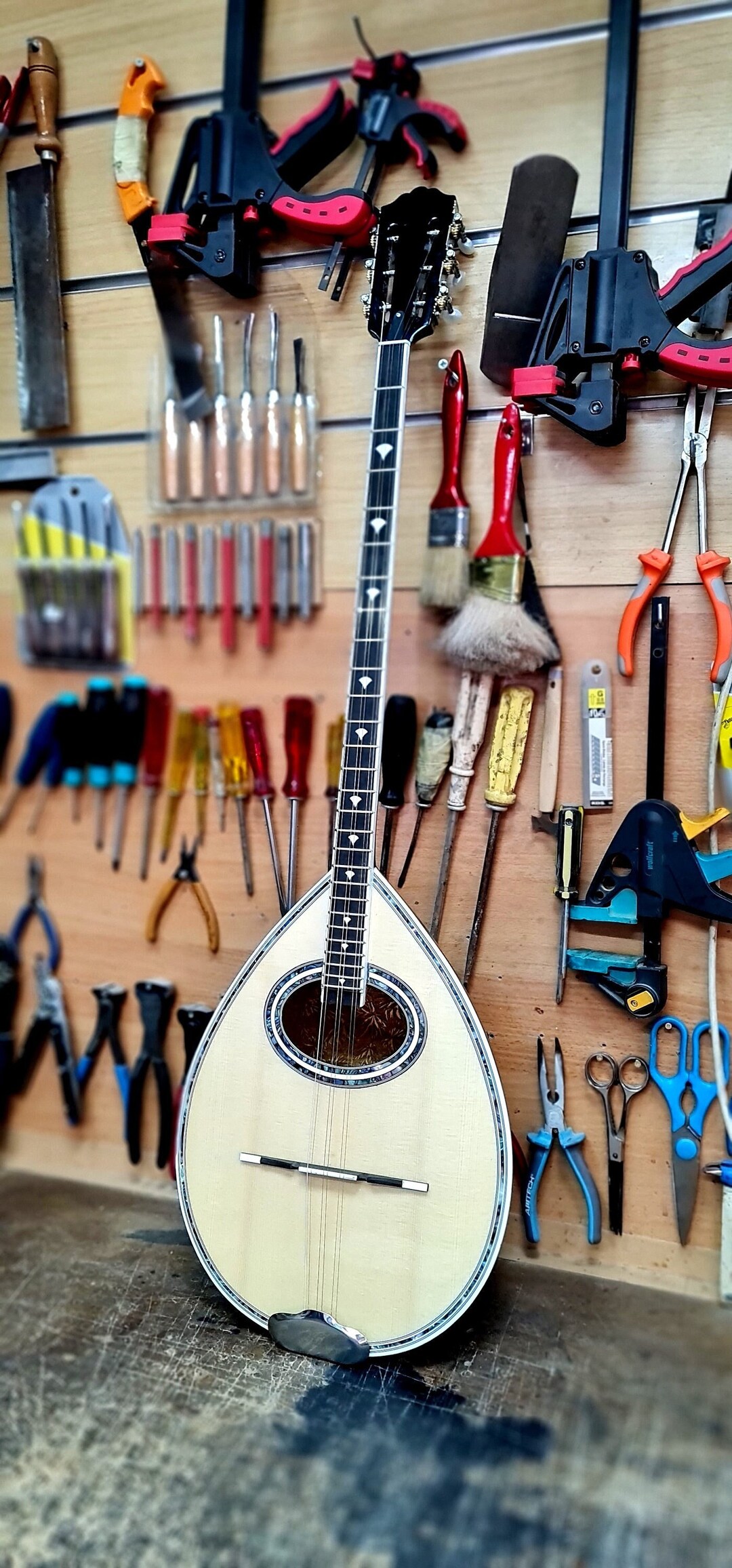 Professional 6 String Bouzouki | Handmade Professional 6 String Greek ...