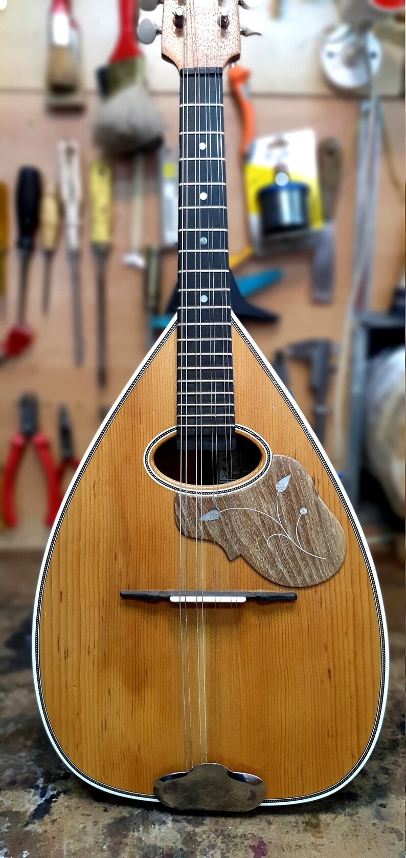 Custom Mandolin Handmade Professional Greek Cretan Flat Back - Etsy