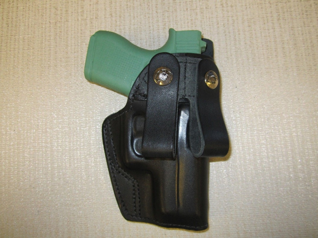 GLOCK 43, IWB Belt Snap, Formed Right Hand Holster - Etsy