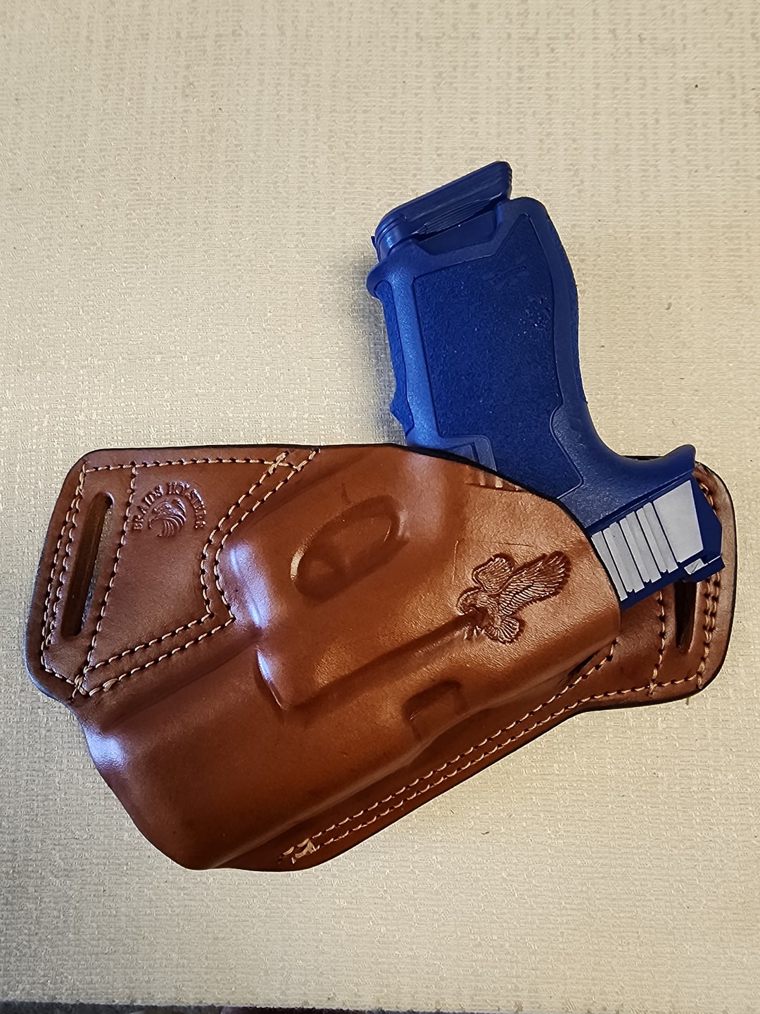 Braids Holsters, for PSA Dagger Compact Formed Brown Leather ,sob, Owb ...