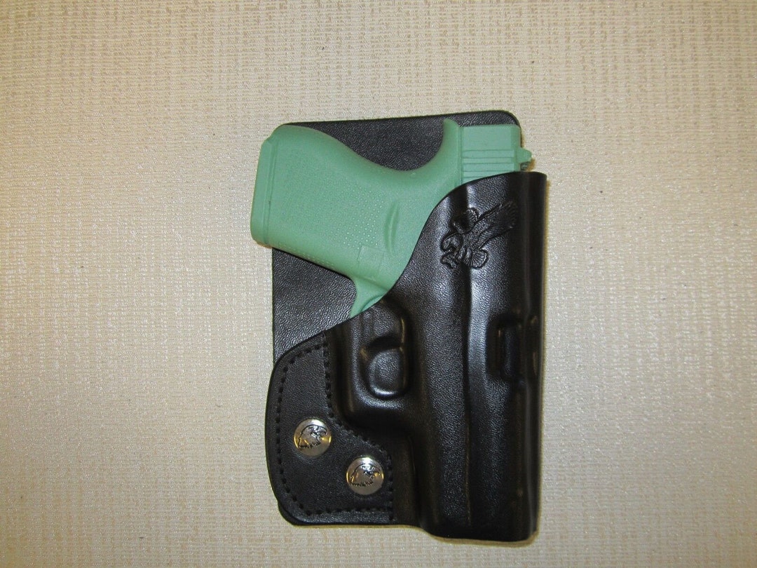 Fits Glock 43 & 43X 9mm Formed Leather, Left Hand, Wallet and Pocket ...