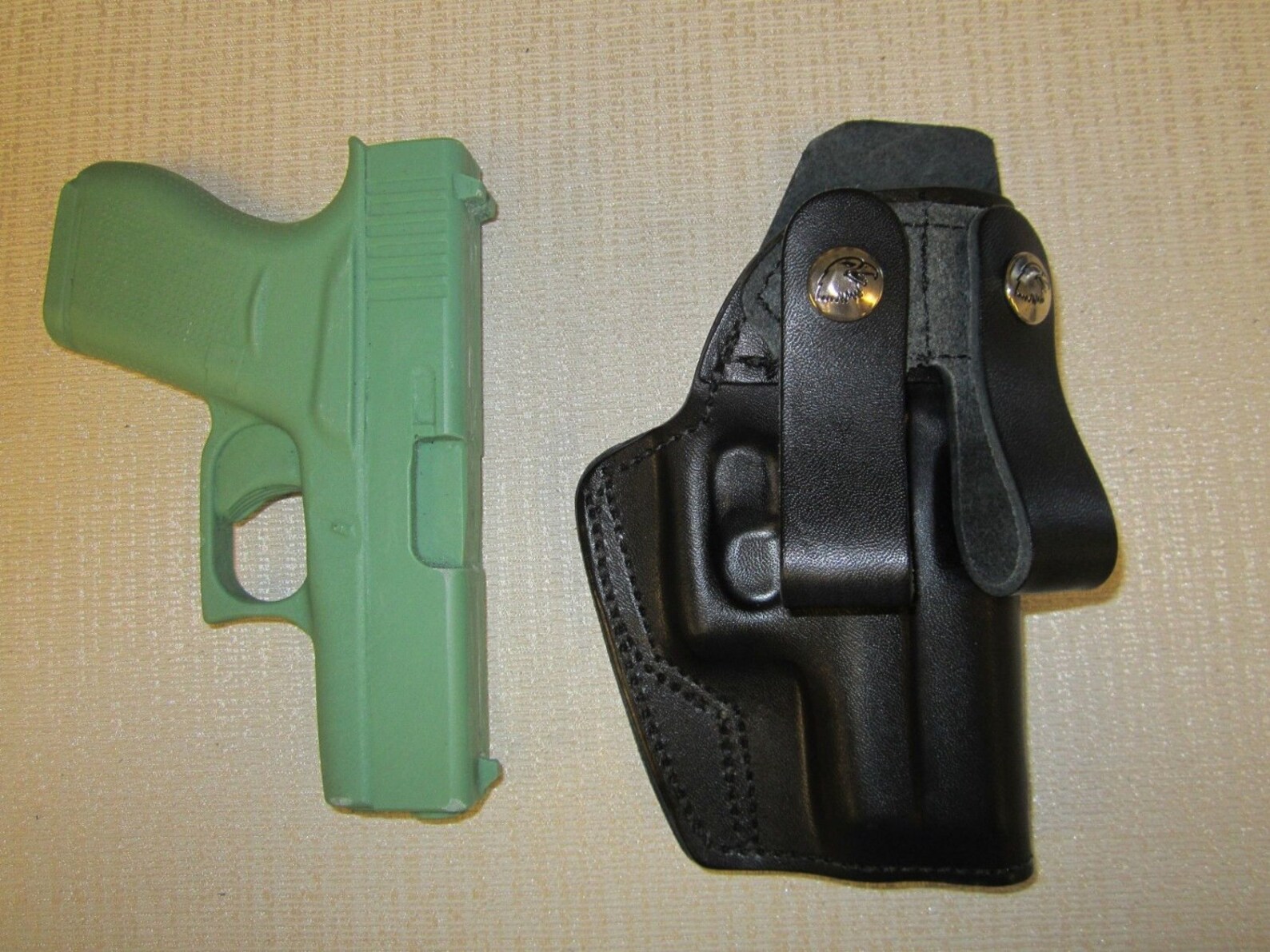 GLOCK 43 IWB Belt Snap Formed Right Hand Holster | Etsy