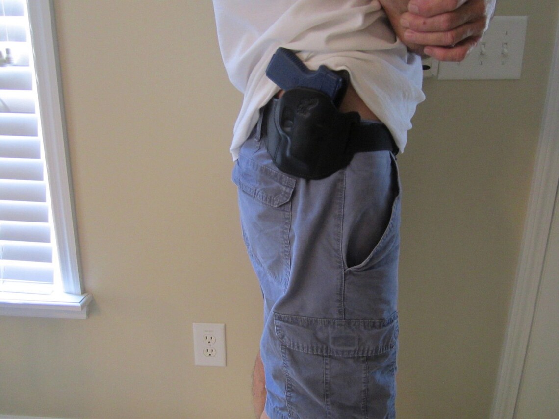 KAHR P380 & CW 380 Formed Leather Pancake Holster Owb Belt - Etsy